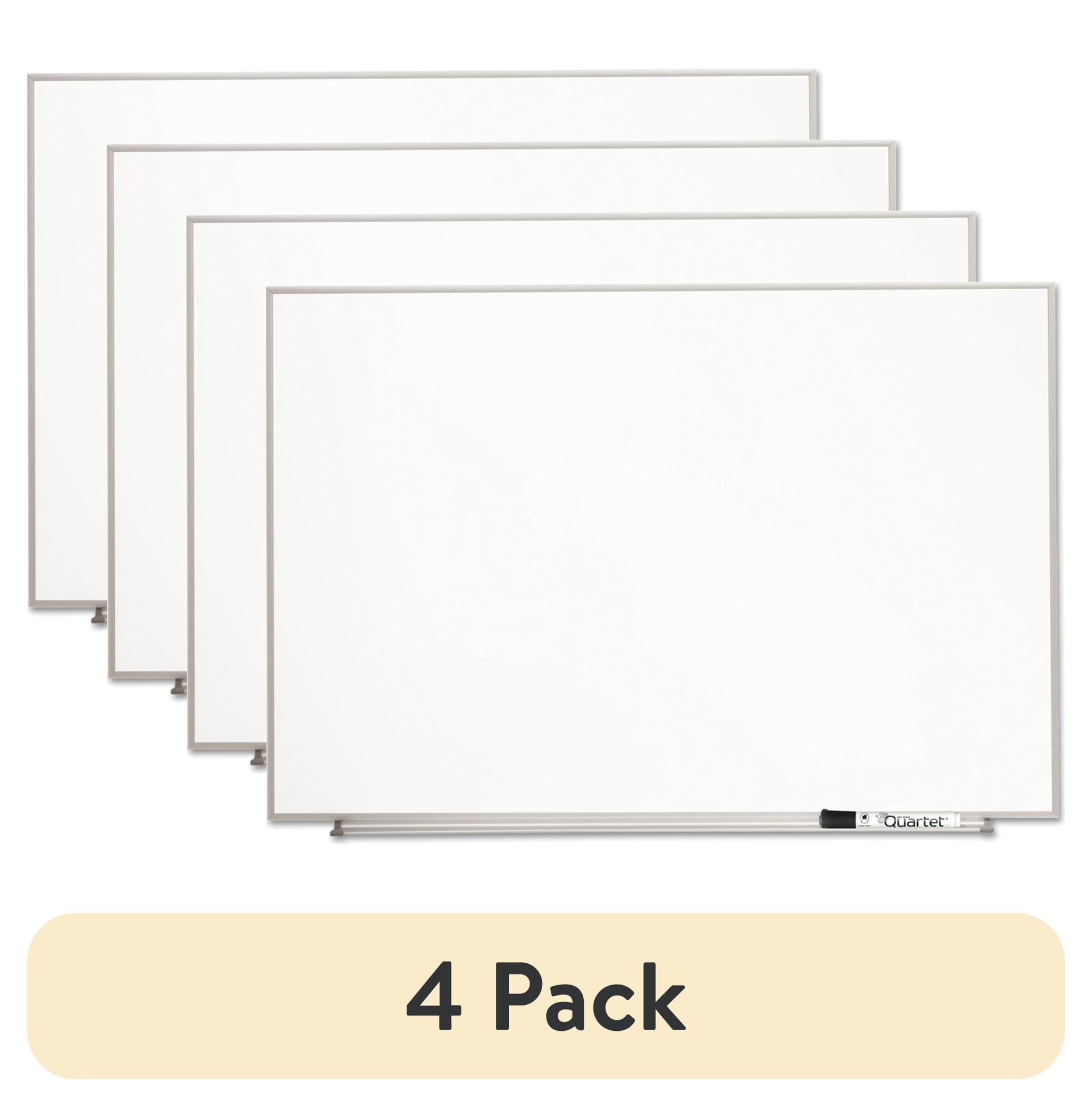 (4 pack) Quartet Matrix Magnetic Modular Whiteboards, 48" x 31", Silver ...