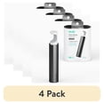 (4 pack) Quip Dental Floss Picks, Refillable Dispenser, Slate Metal, 3 ...