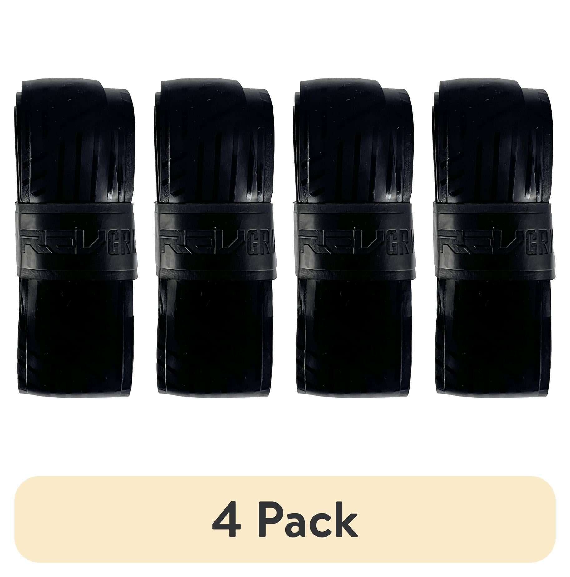 (4 pack) Rawlings Baseball Bat 1.80mm Rev Grip | Black - Walmart.com