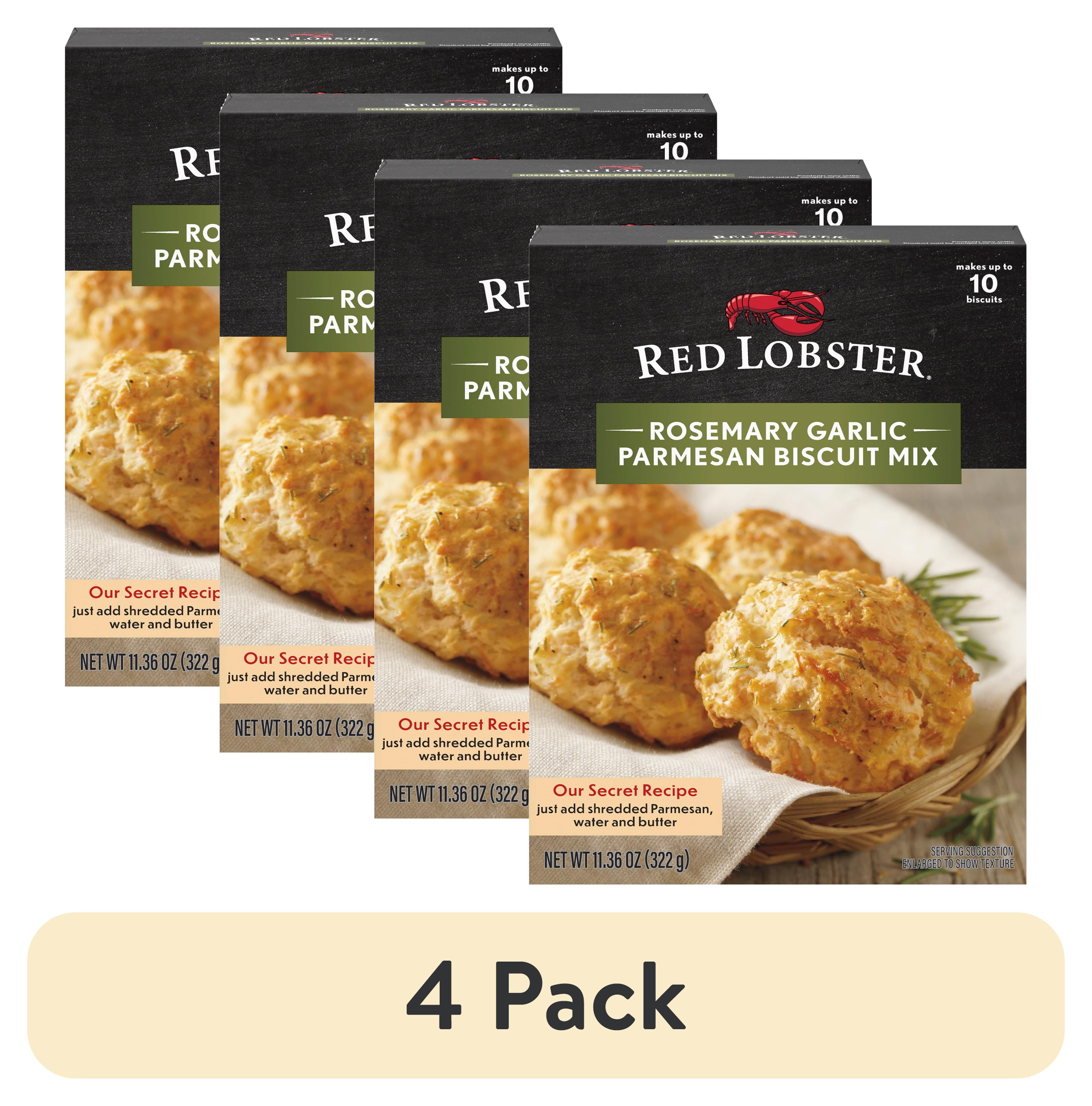(4 pack) Red Lobster Rosemary Garlic Parmesan Biscuit Mix, Rosemary ...
