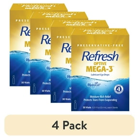 Refresh Optive Preservative-Free Artificial Tears Lubricant Eye Drops ...