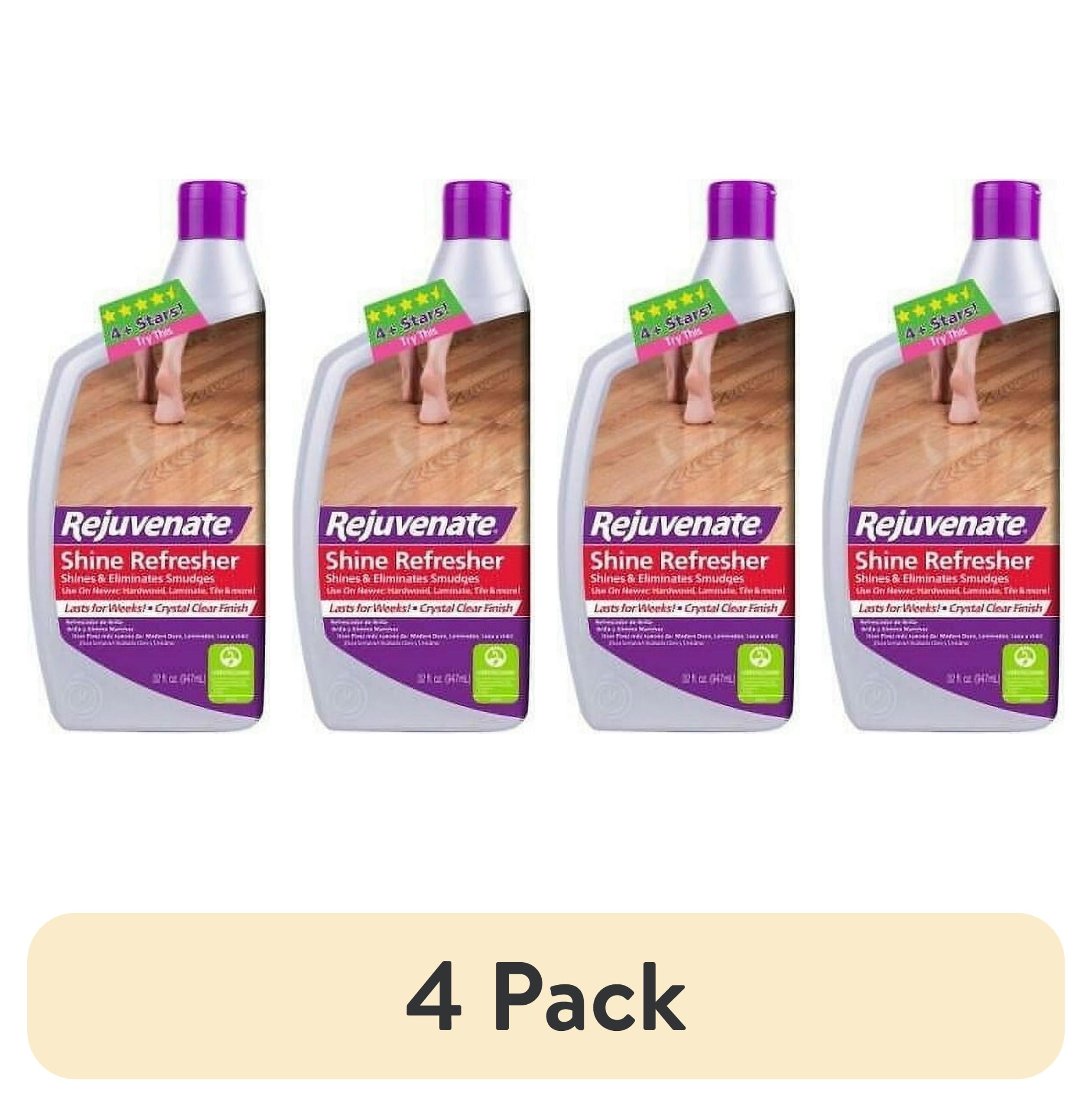 (4 pack) Rejuvenate Floor Cleaners Semi-Gloss Floor Polish Liquid 32 oz ...