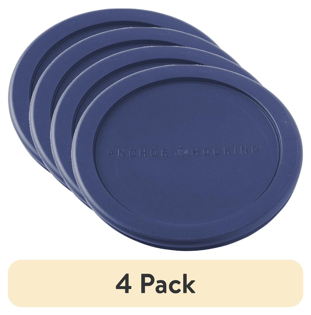 (4 pack) Replacement Lids for Pyrex & Anchor Hocking Basic 4 Cup Round ...