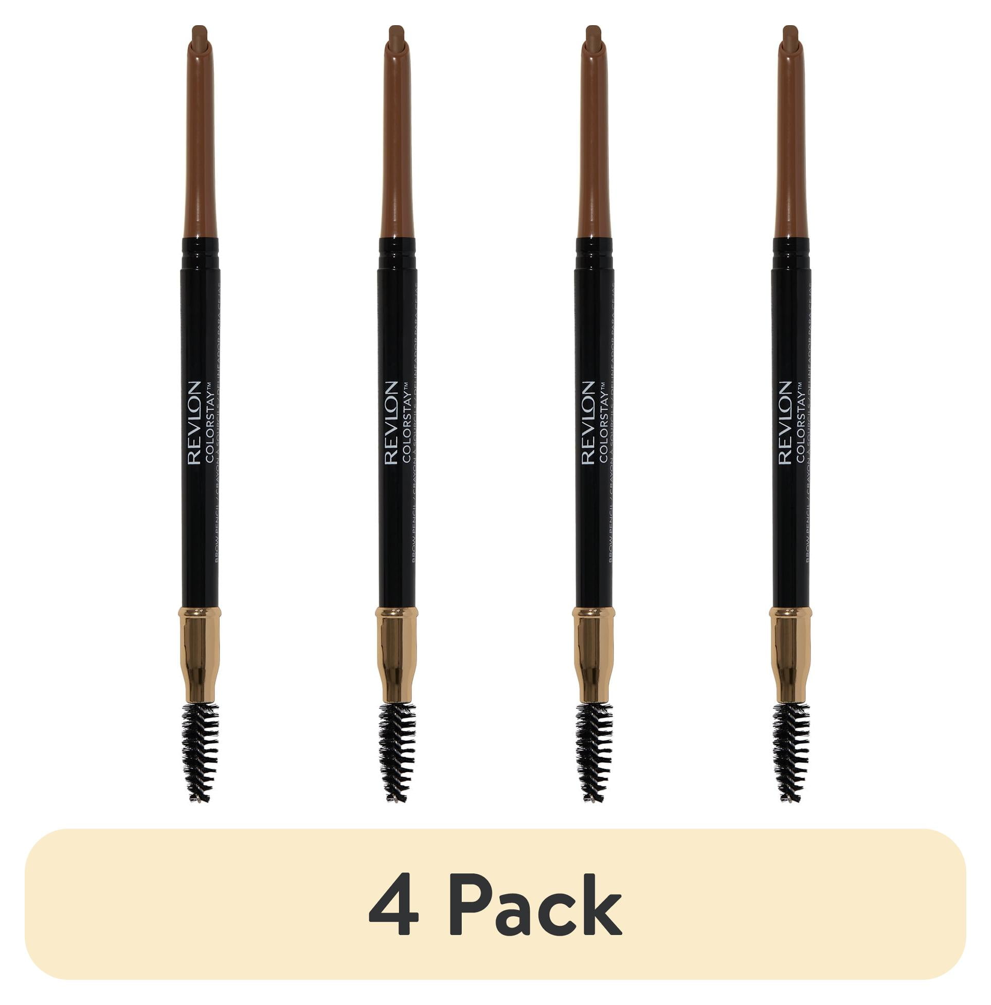 (4 pack) Revlon ColorStay Waterproof Natural Eyebrow Color Pencil, 210 ...