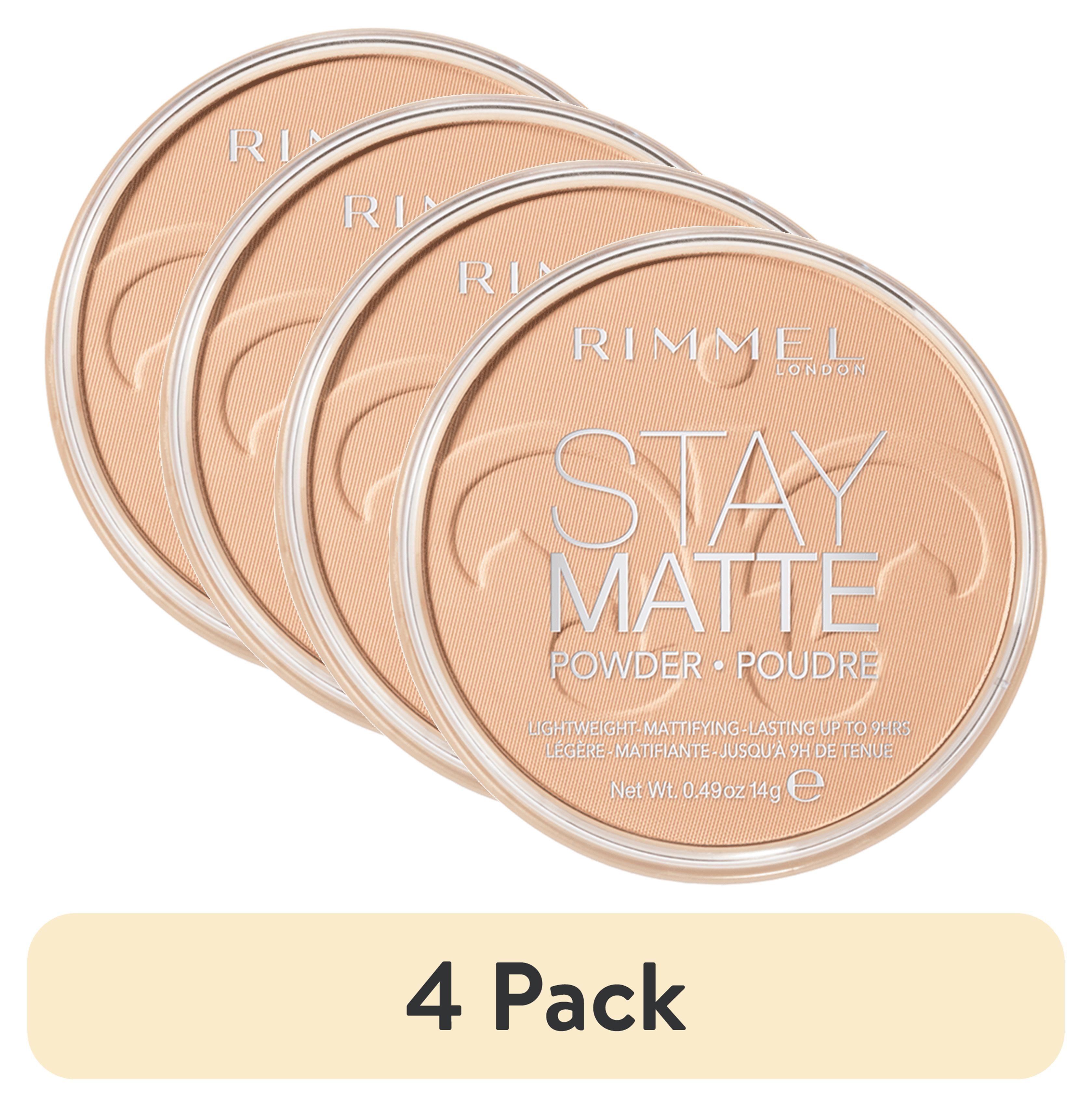 (4 pack) Rimmel Stay Matte Pressed Powder, Sandstorm - Walmart.com