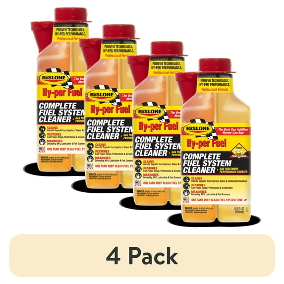 (4 pack) Rislone Hy-per Fuel 4700 Complete Fuel System Cleaner Gas ...