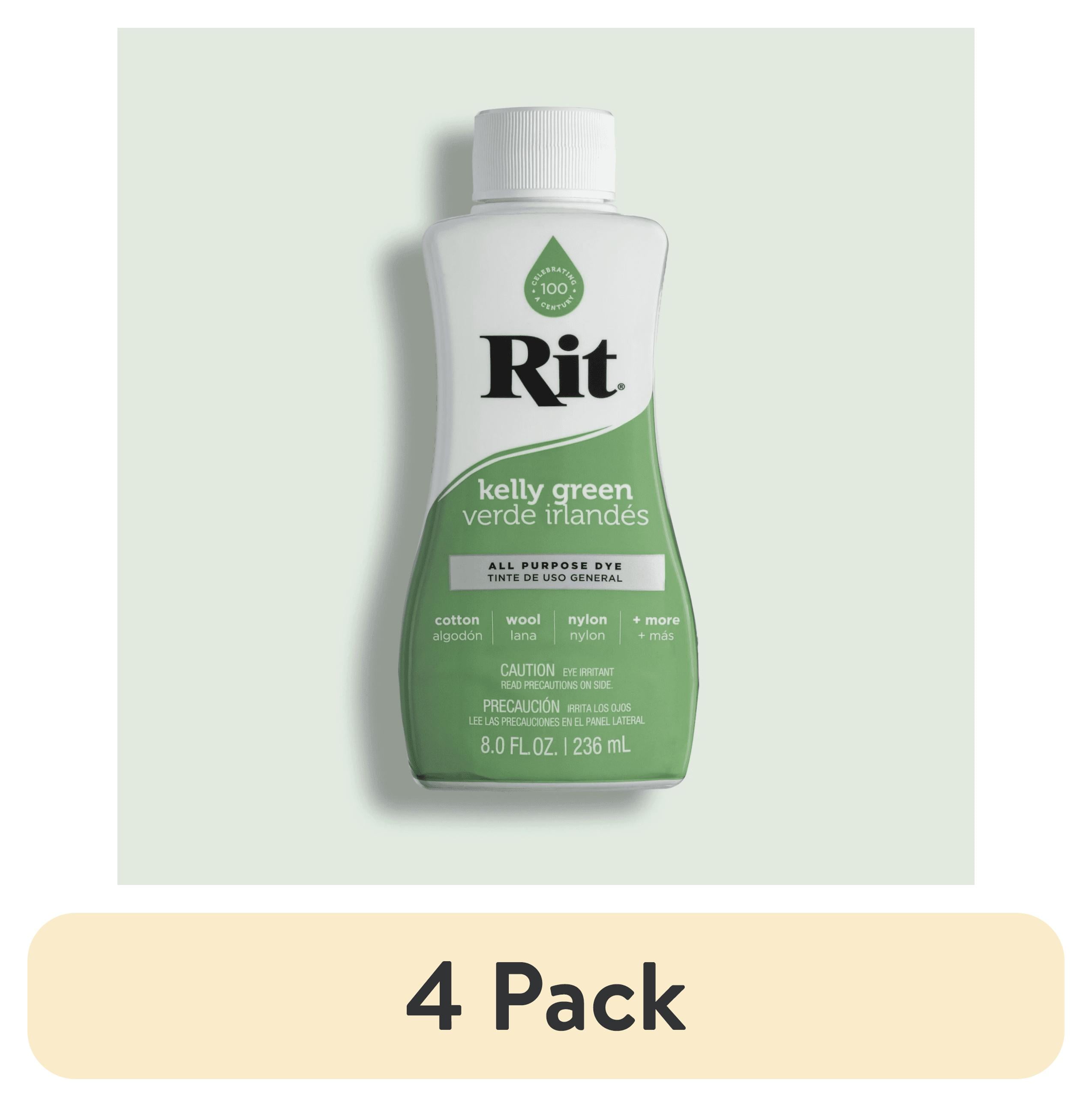 (4 pack) Rit Permanent, Kelly Green, Liquid Dye, 8 fl oz - Walmart.com