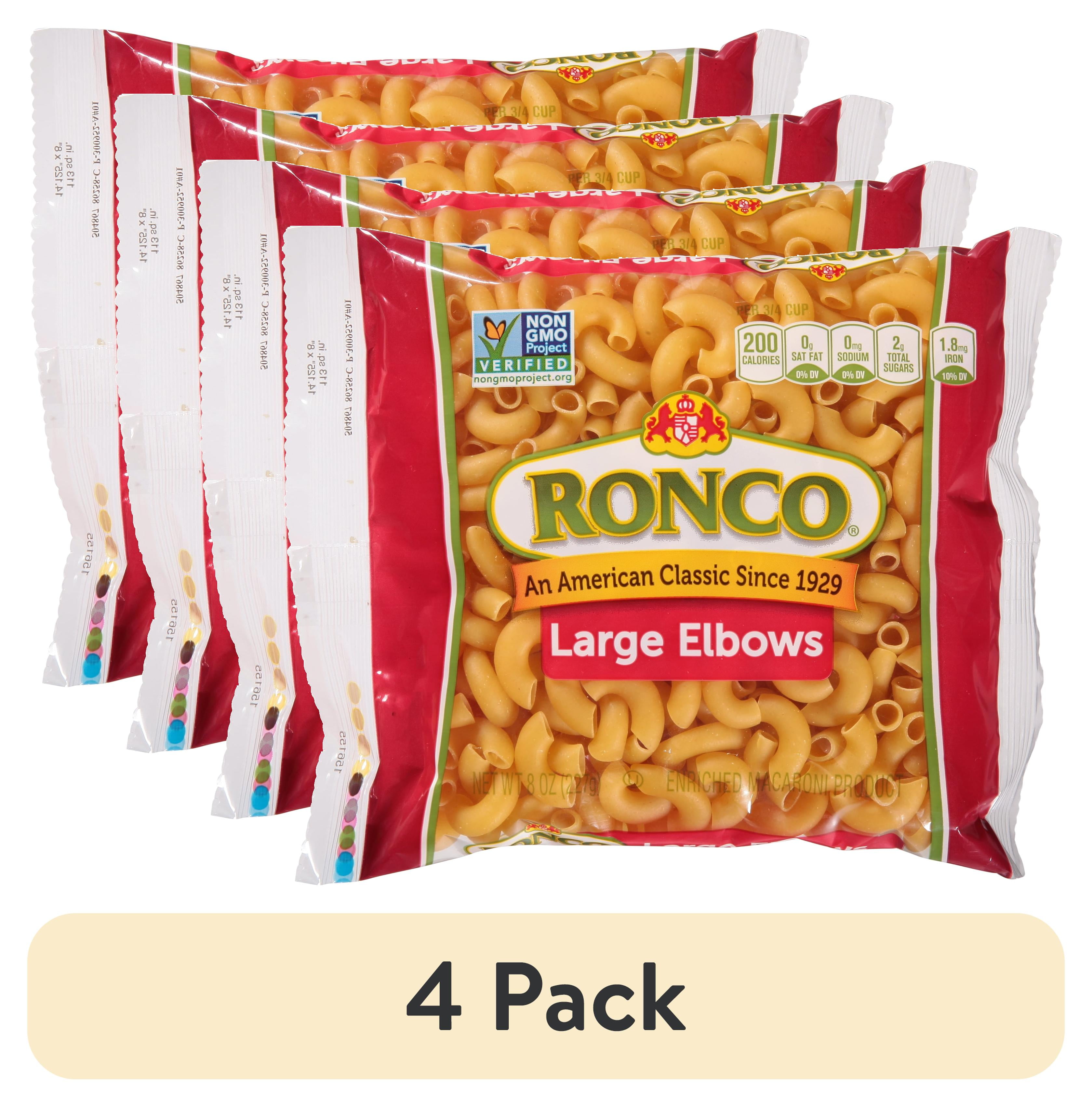 (4 pack) Ronco 8 oz Large Elbow Macaroni - Walmart.com