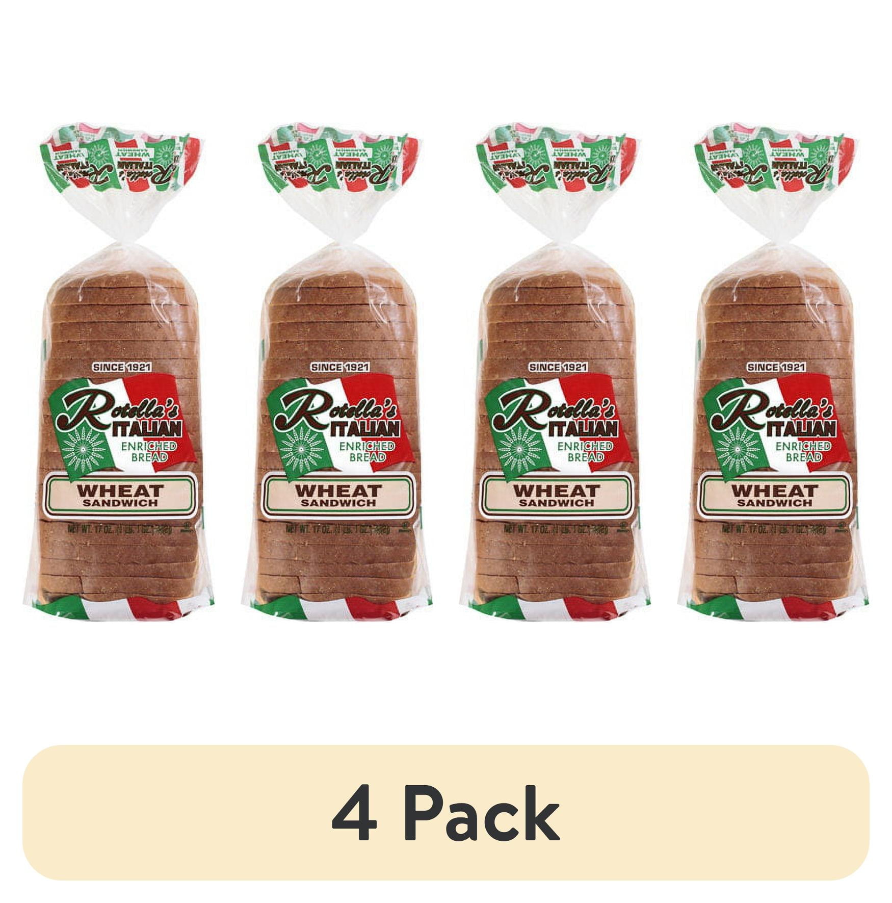 (4 pack) Rotellas Wheat Sandwich Bread - Walmart.com