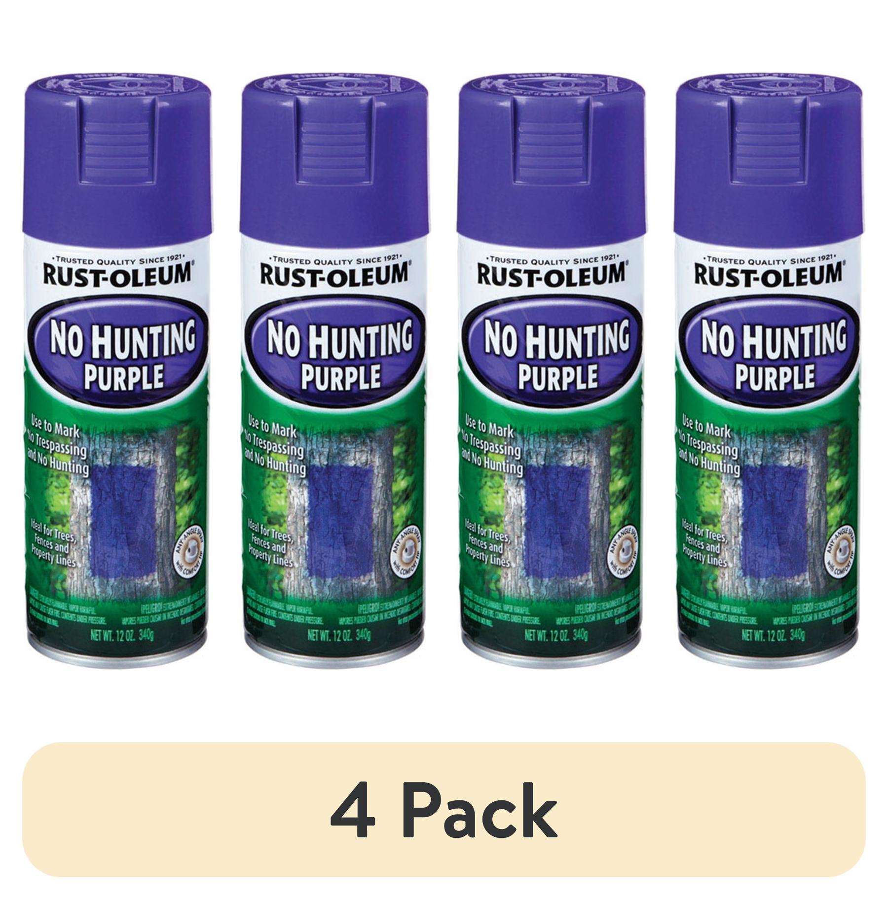 (4 pack) Rust-Oleum Specialty No Hunting Purple - Walmart.com