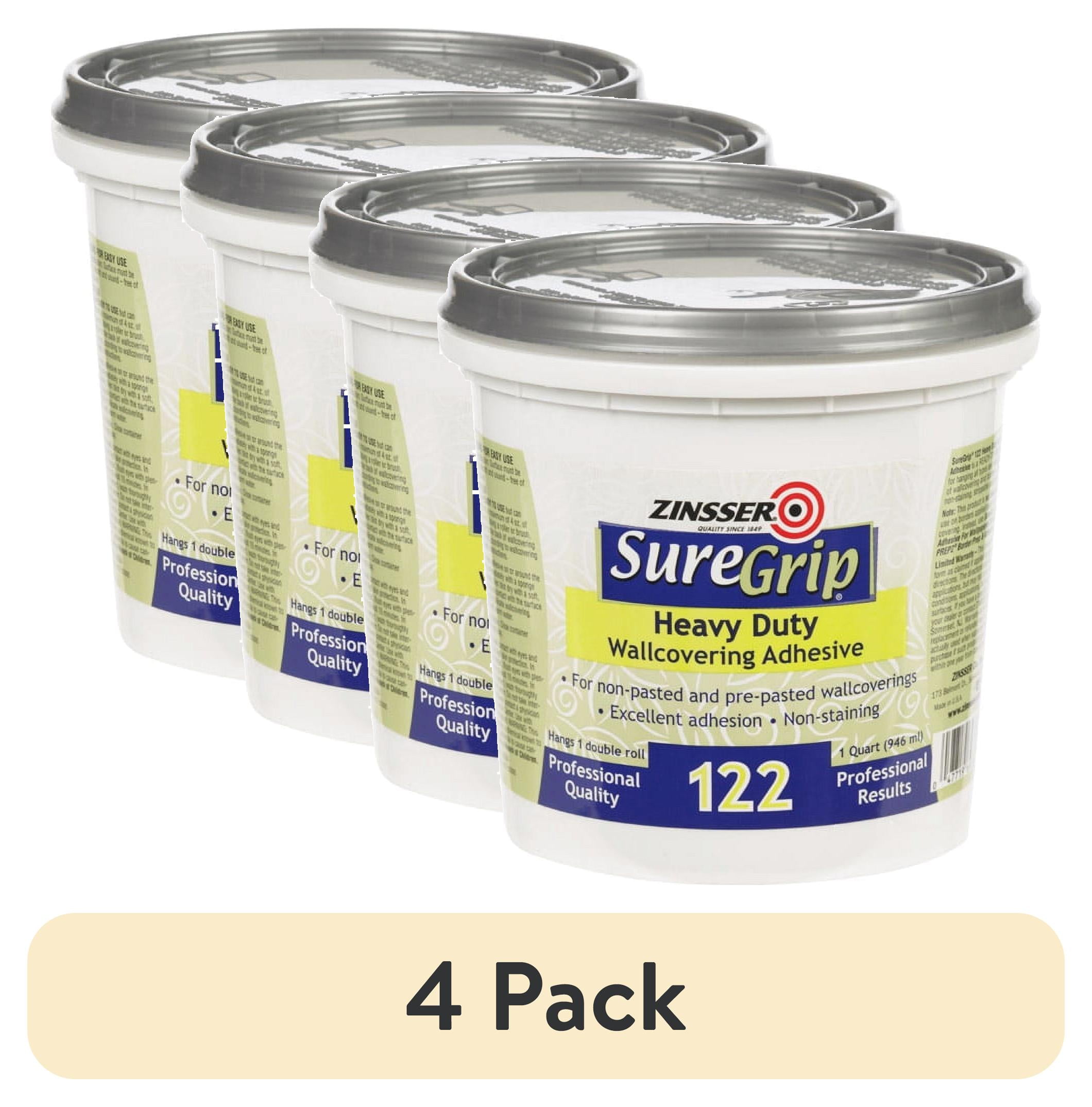 (4 pack) Rust-Oleum Suregrip Construction Adhesive, 1 Quart, Bottle ...