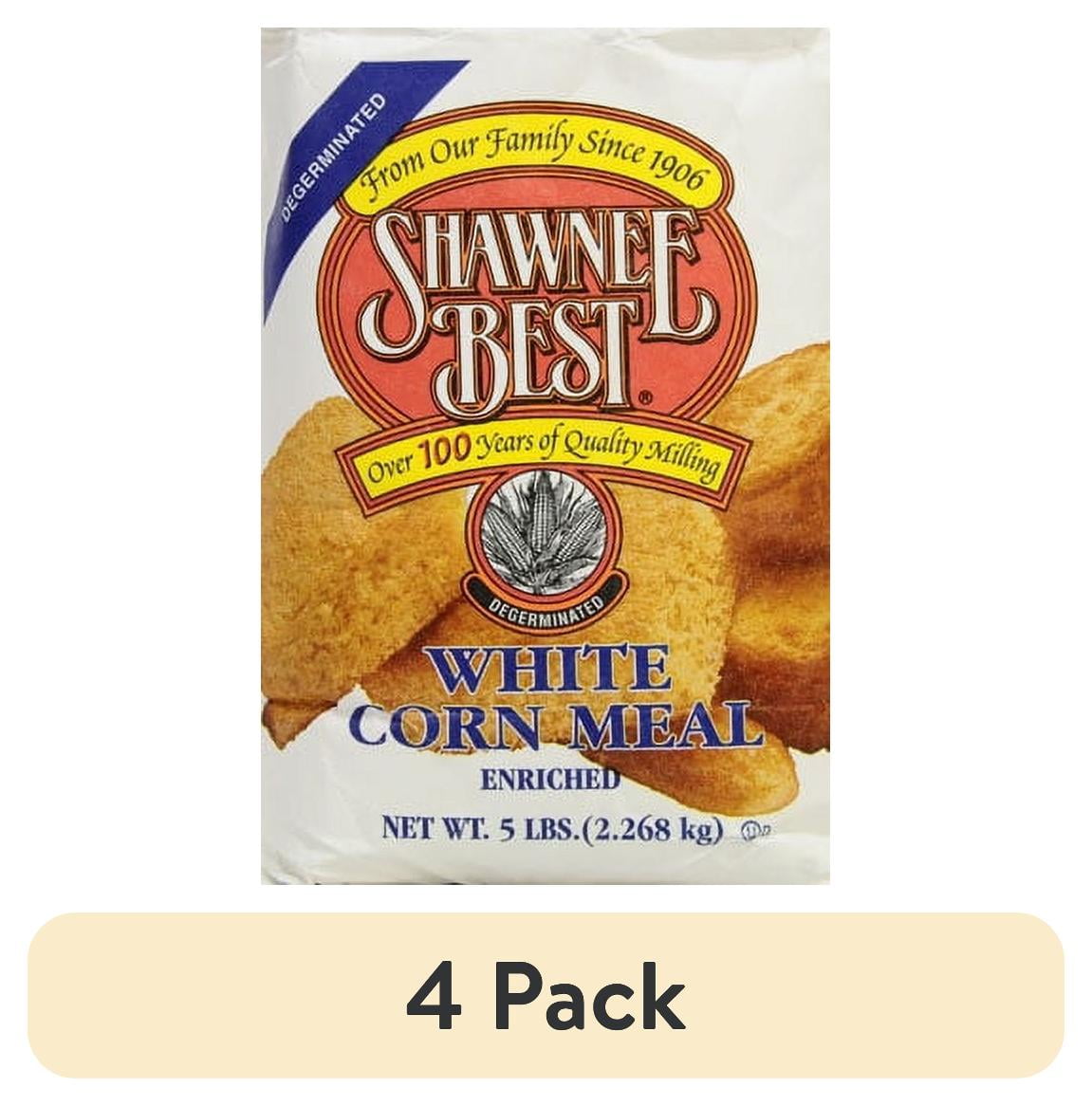 (4 pack) Shawnee Best® White Enriched Corn Meal, 5 lb Bag – Southern ...