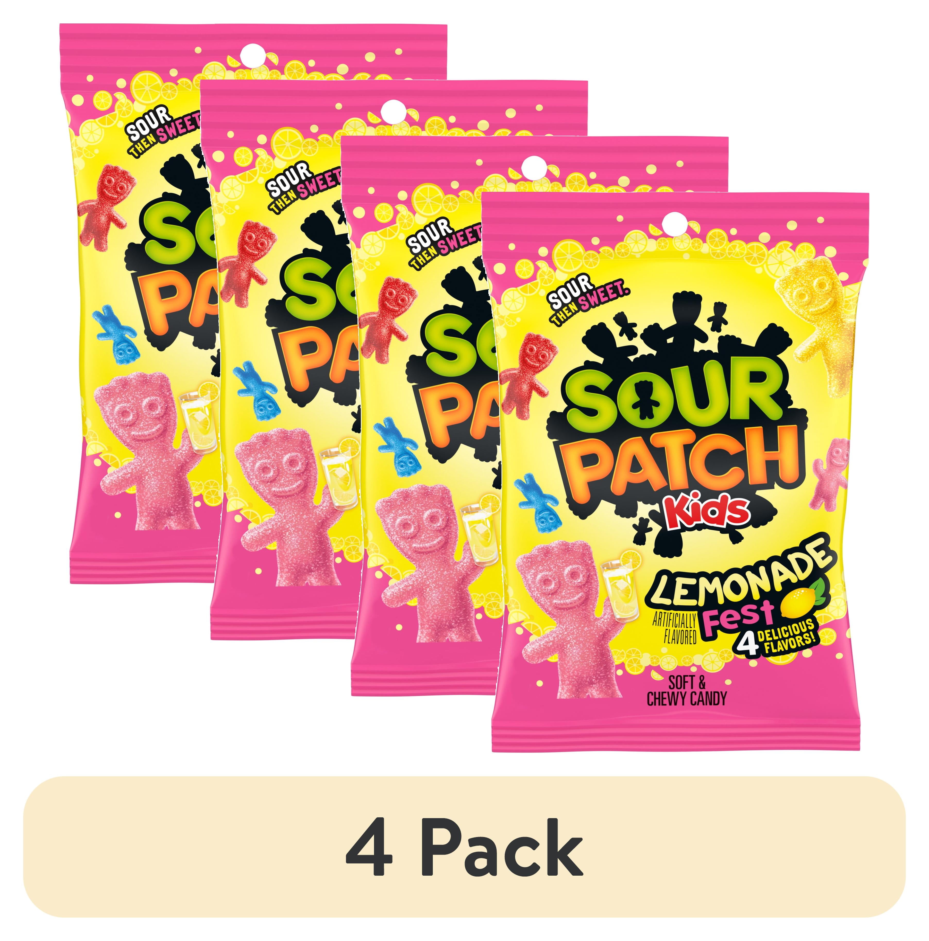 (4 pack) SOUR PATCH KIDS Lemonade Fest Soft & Chewy Gummy Candy, 8.02 ...