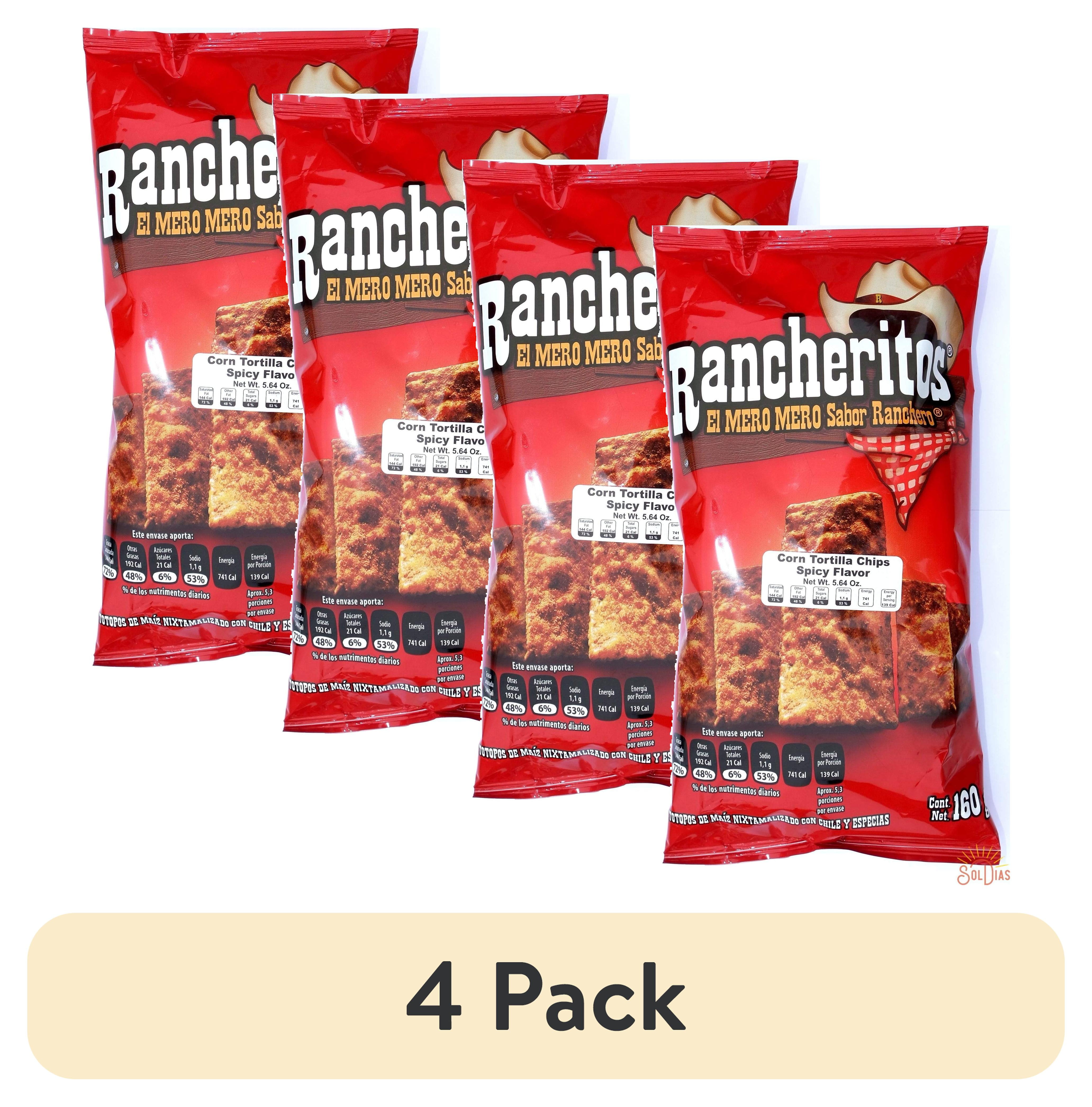 (4 pack) Sabritas Ranchero Grande Corn Snacks, 5.54 oz Bag - Walmart.com