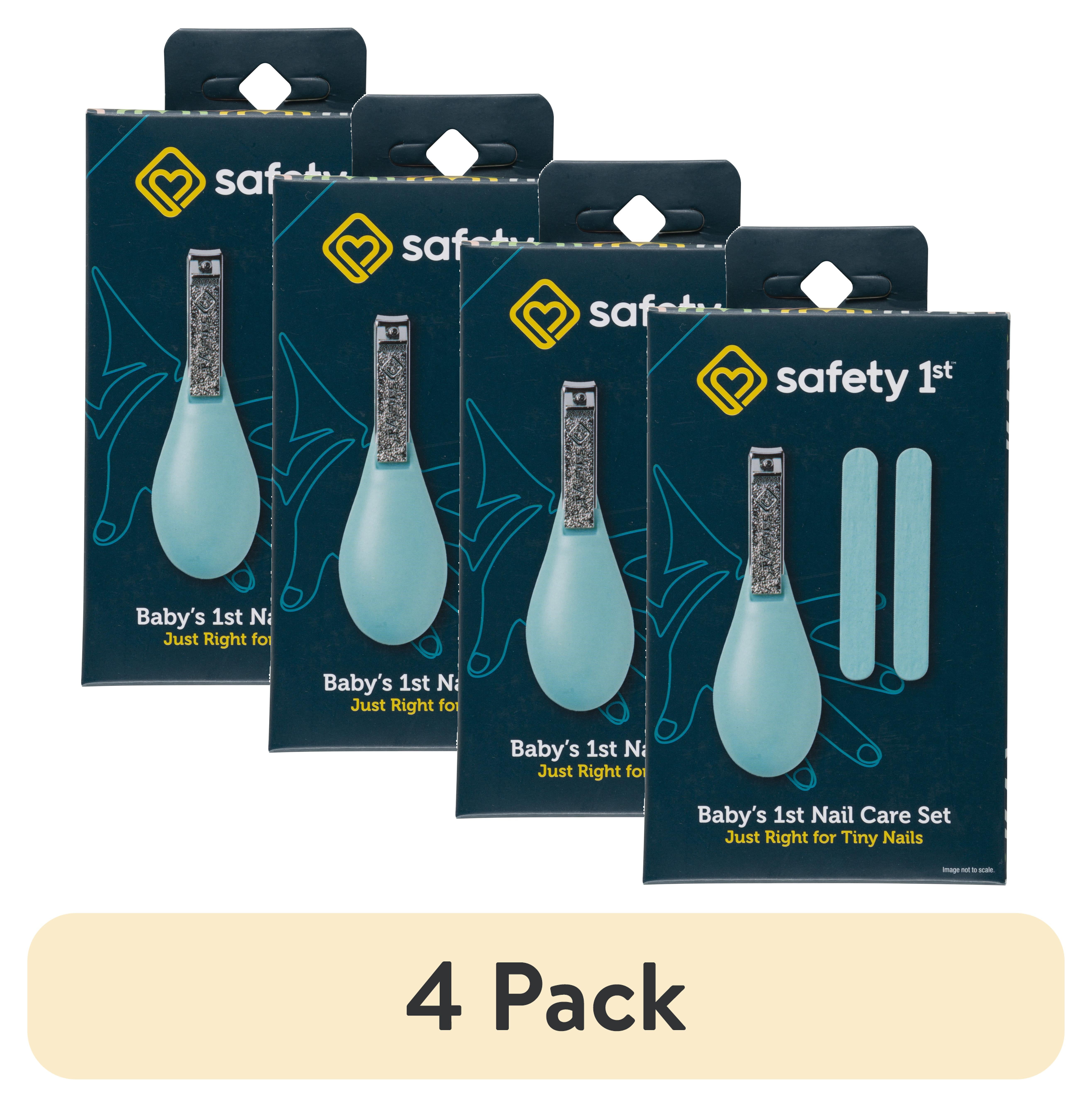 (4 pack) Safety 1st Baby's 1st Nail Care Clipper Emery Board Set, Sea ...