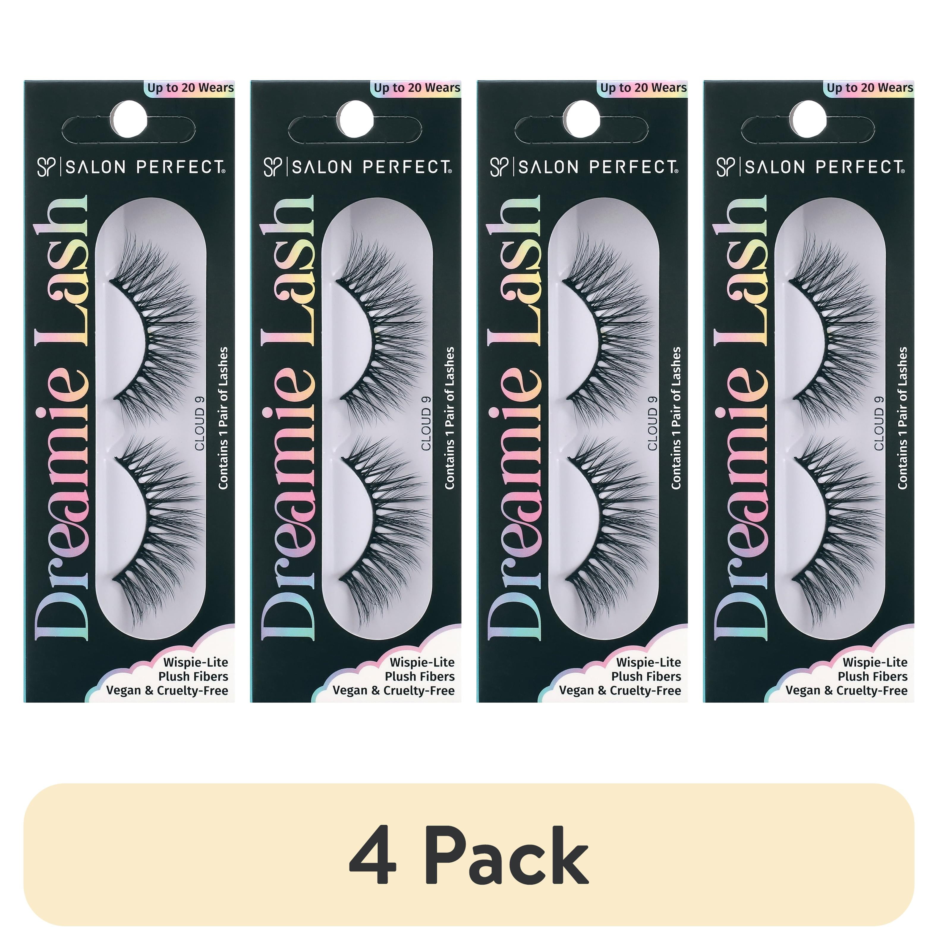 (4 pack) Salon Perfect Dreamie Lash False Eyelashes, Wispy Natural ...