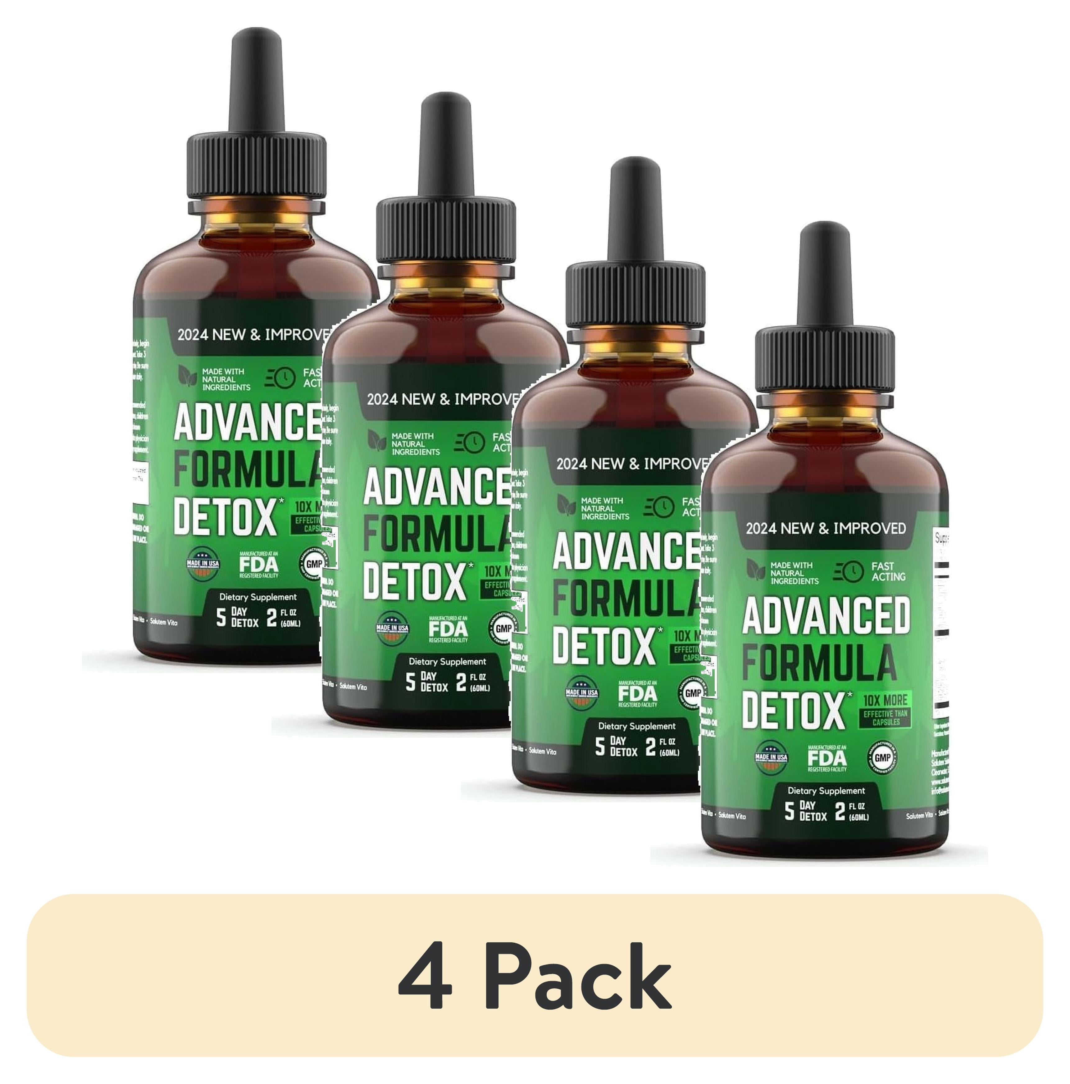(4 pack) Salutem Vita™ Liquid Advanced Formula Detox - Detoxify and ...
