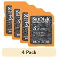 (4 pack) SanDisk 32GB Outdoors Pro Memory Card, 2 Pack, SD 4K UHS-I, U3 ...