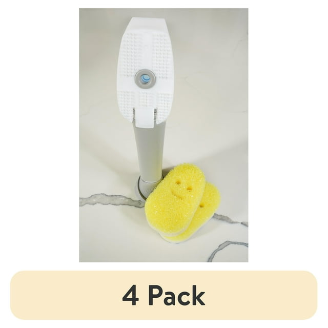 (4 pack) Scrub Daddy Dish Daddy Dishwand Refill, 2 Count Sponge Refill ...