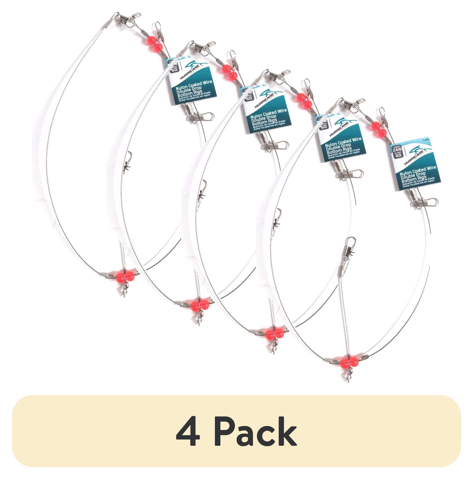 Sea Striker Double Drop Bottom Fishing Rig 24in Monofilament 4 Pack ...