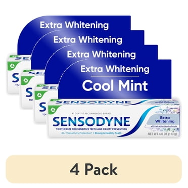 Sensodyne Extra Whitening Toothpaste for Sensitive Teeth, Cavity ...