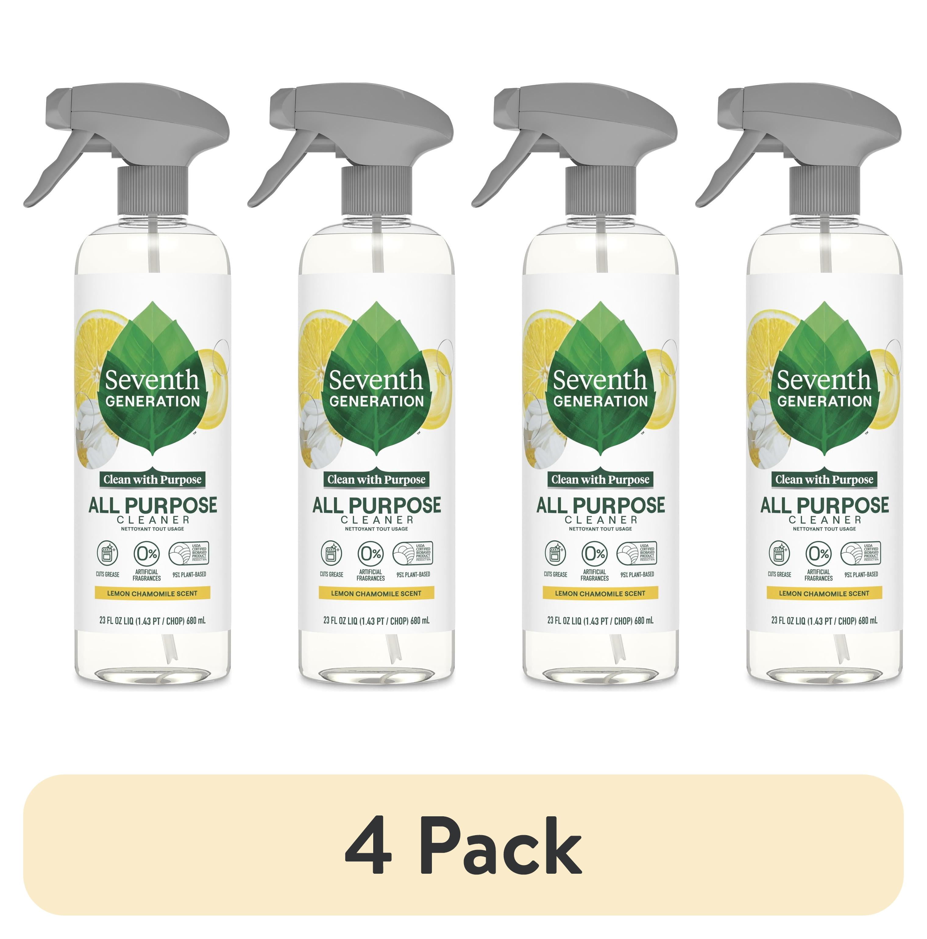 (4 pack) Seventh Generation Multi Surface All Purpose Cleaning Spray ...