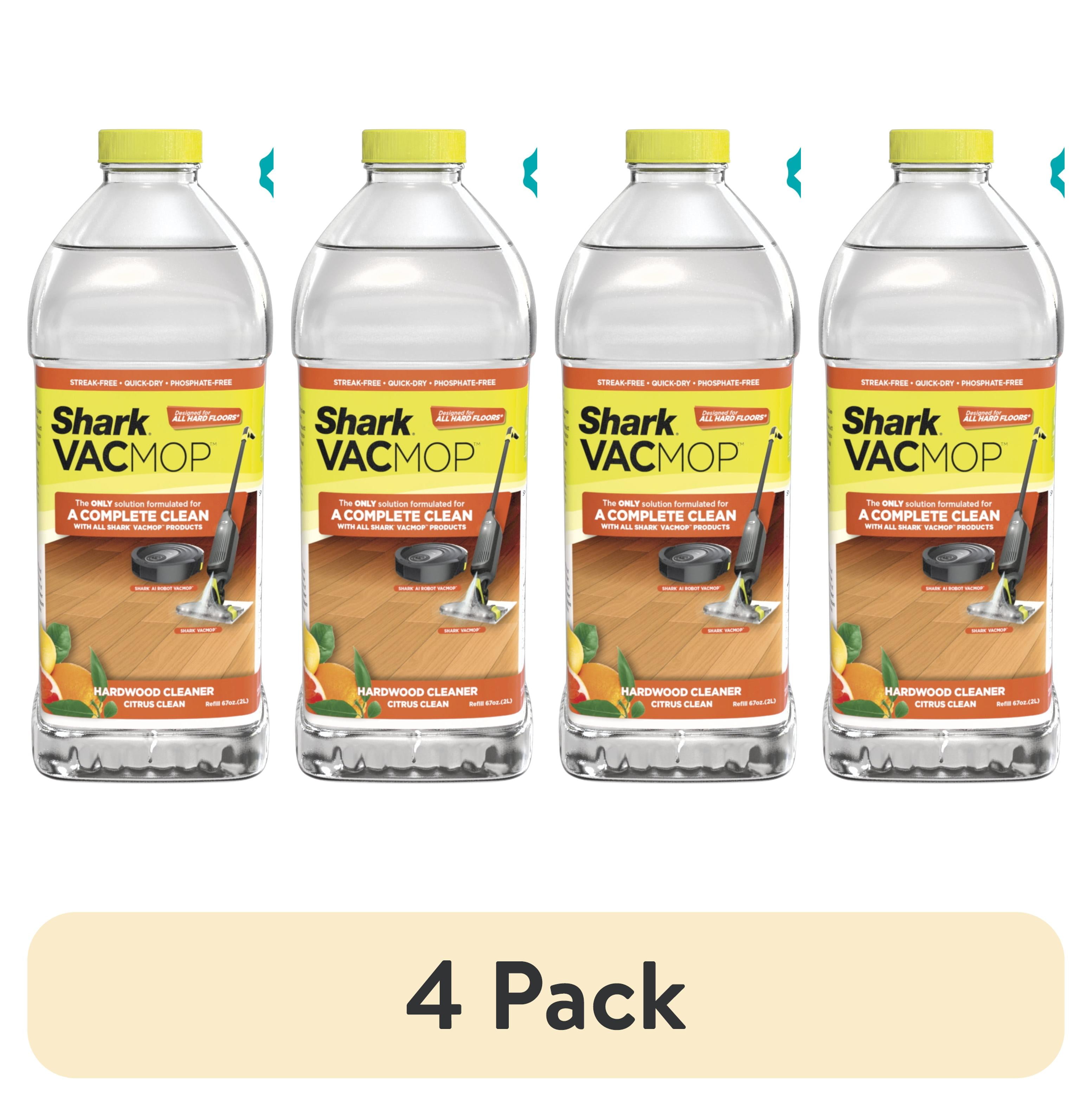(4 pack) Shark VACMOP™ Hardwood Cleaner Refill 2L bottle - Walmart.com