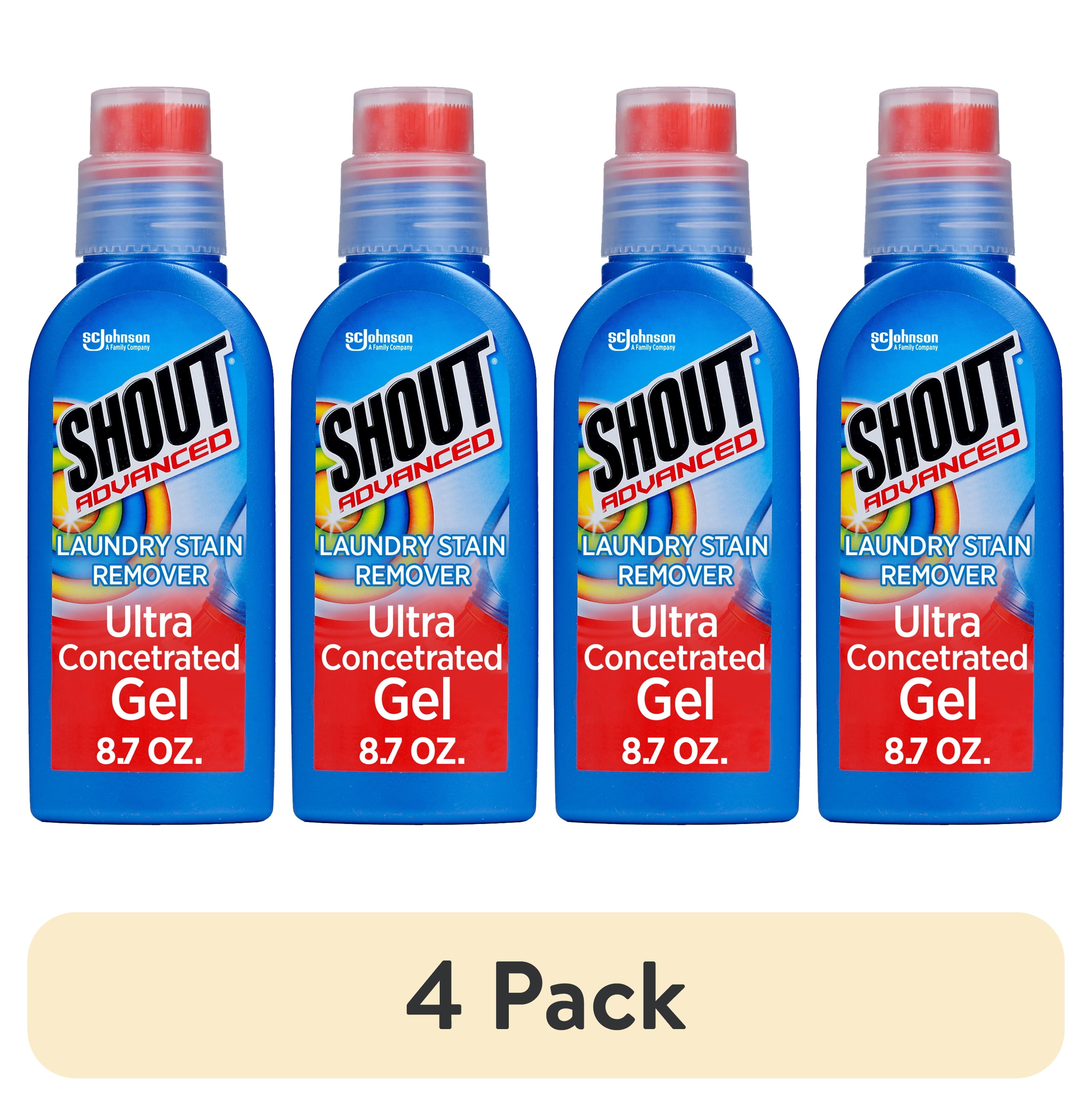 (4 pack) Shout Advanced Ultra Concentrated Gel Brush, 8.7 oz - Walmart.com