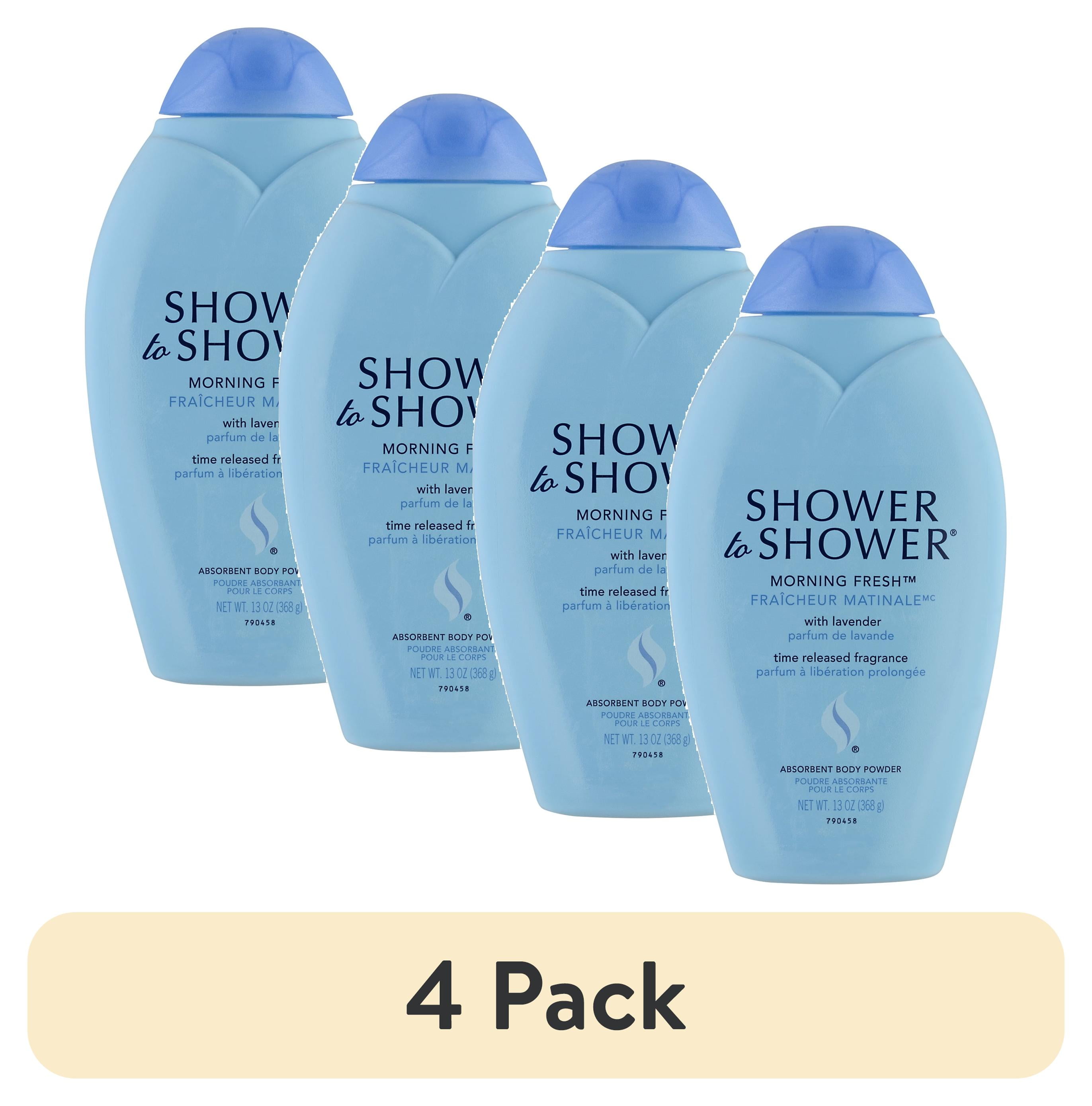 (4 pack) Shower to Shower Talc Free Body Powder Moisture Control for ...