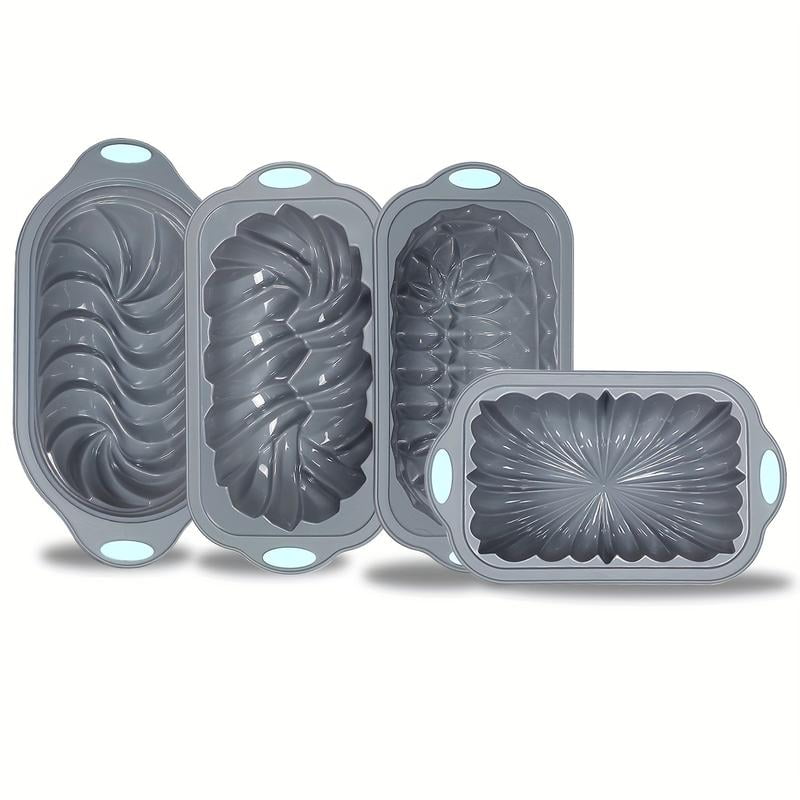 4 pack Silicone Bread Loaf Pan, Exclusive & Novelty Collection Cake ...