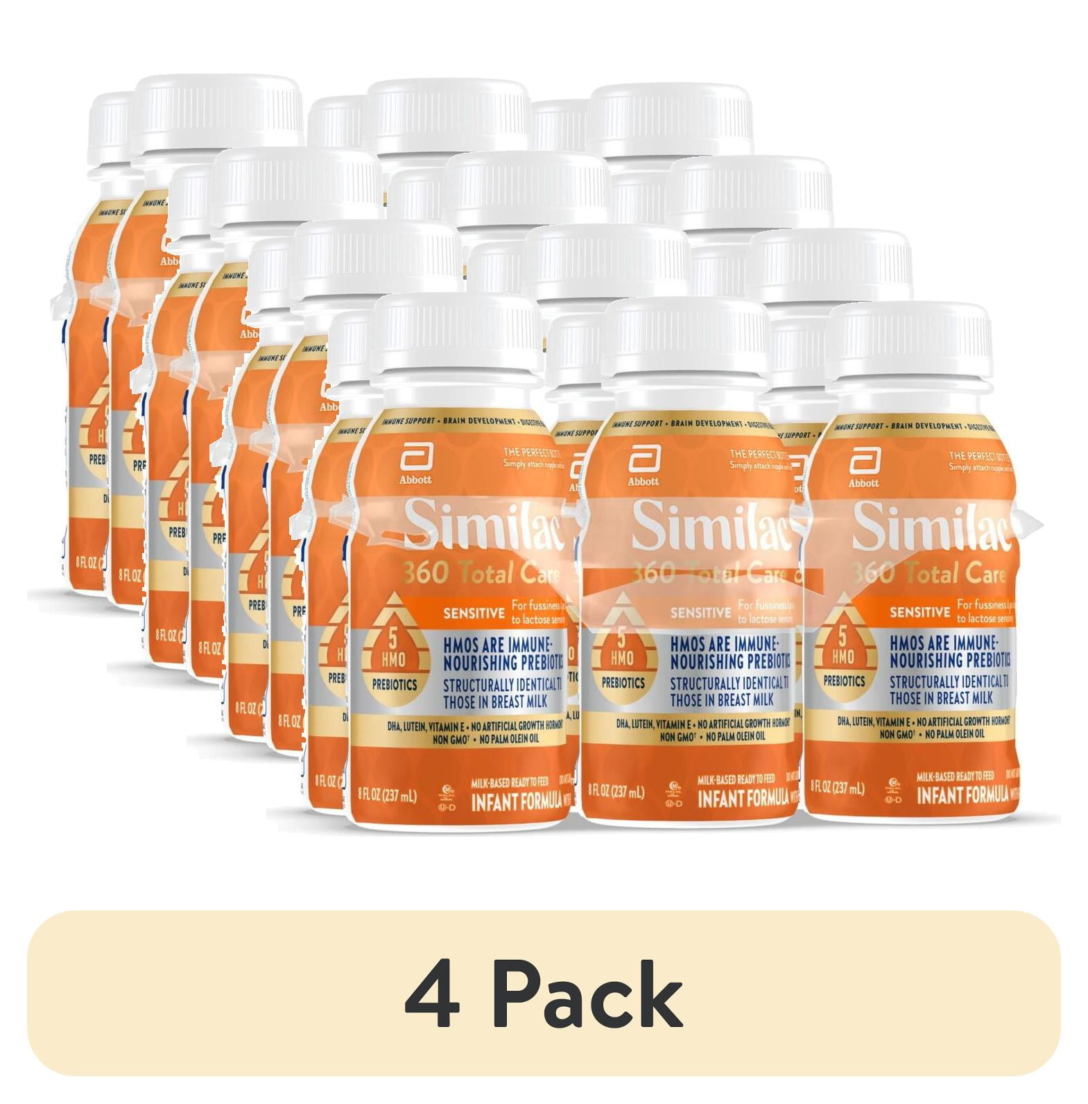 (4 pack) Similac 360 Total Care Sensitive Ready-to-Feed Baby Formula ...