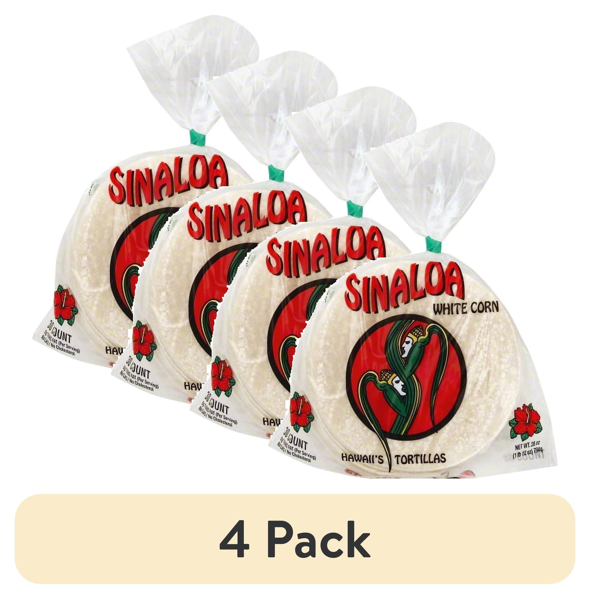(4 pack) Sinaloa Hawaiian Tortillas Sinaloa Tortillas, 30 ea - Walmart.com