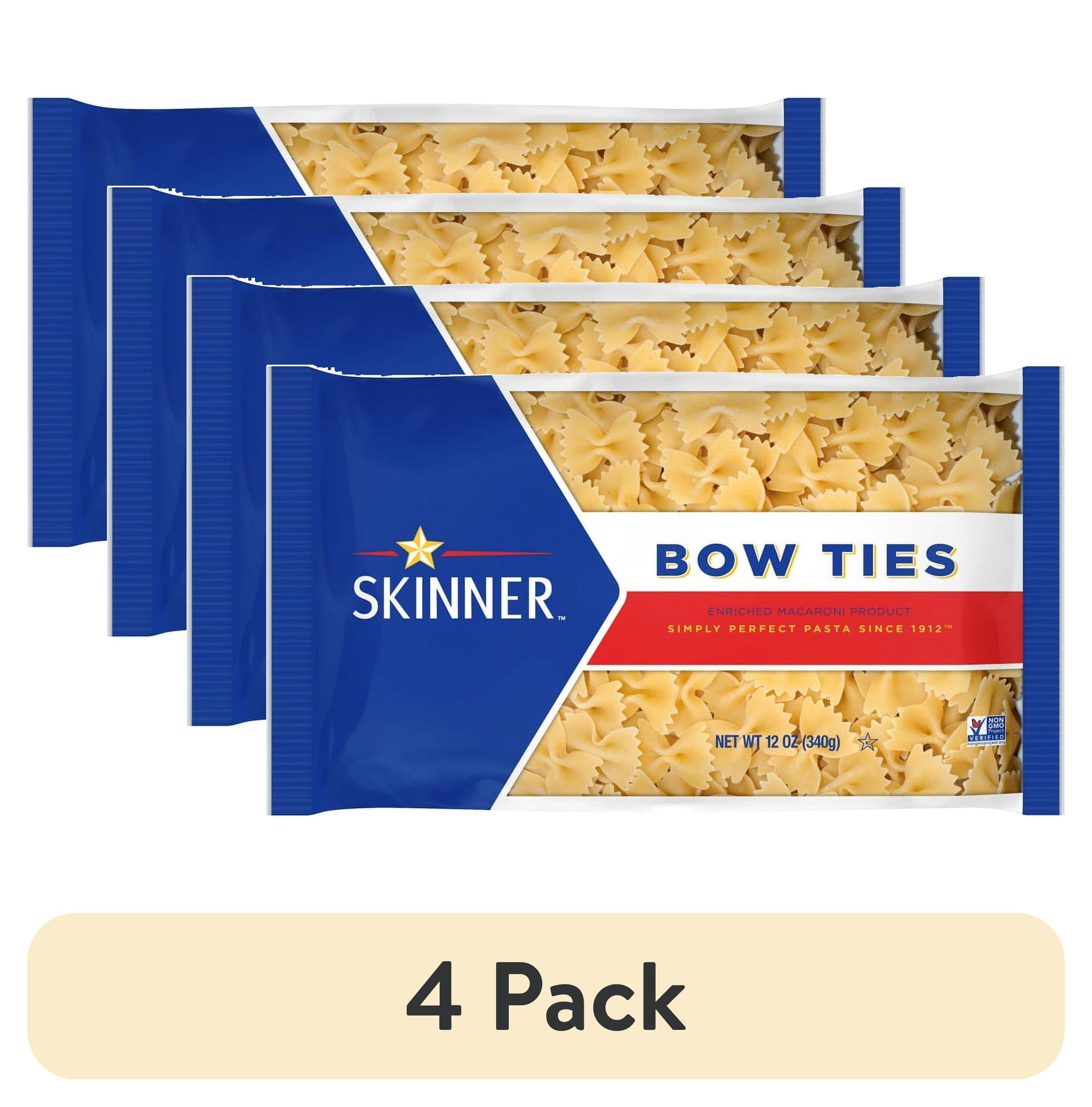 (4 pack) Skinner 12 oz Bow Tie Pasta - Walmart.com