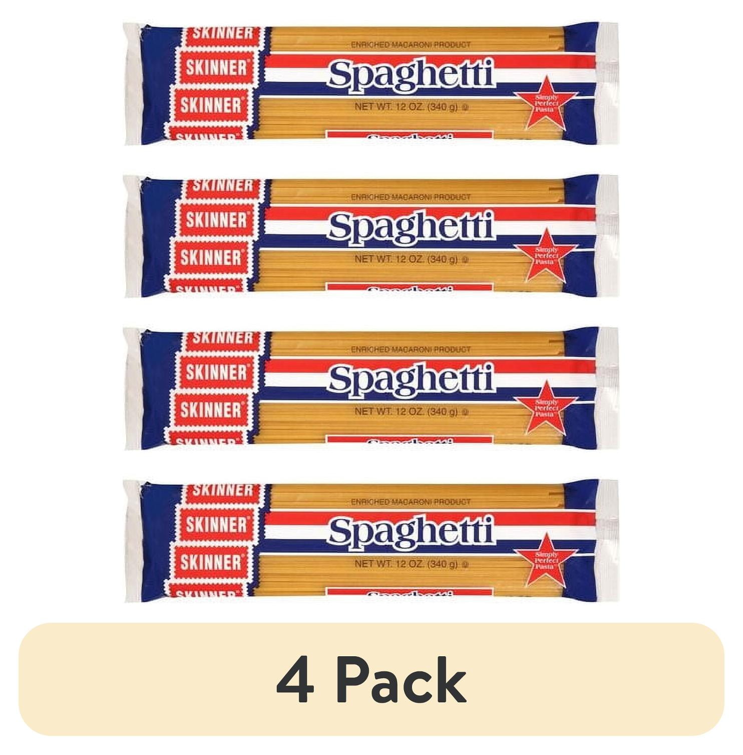 (4 pack) Skinner 12 oz Spaghetti Pasta - Walmart.com