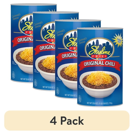(4 pack) Skyline Chili Family Can - Walmart.com