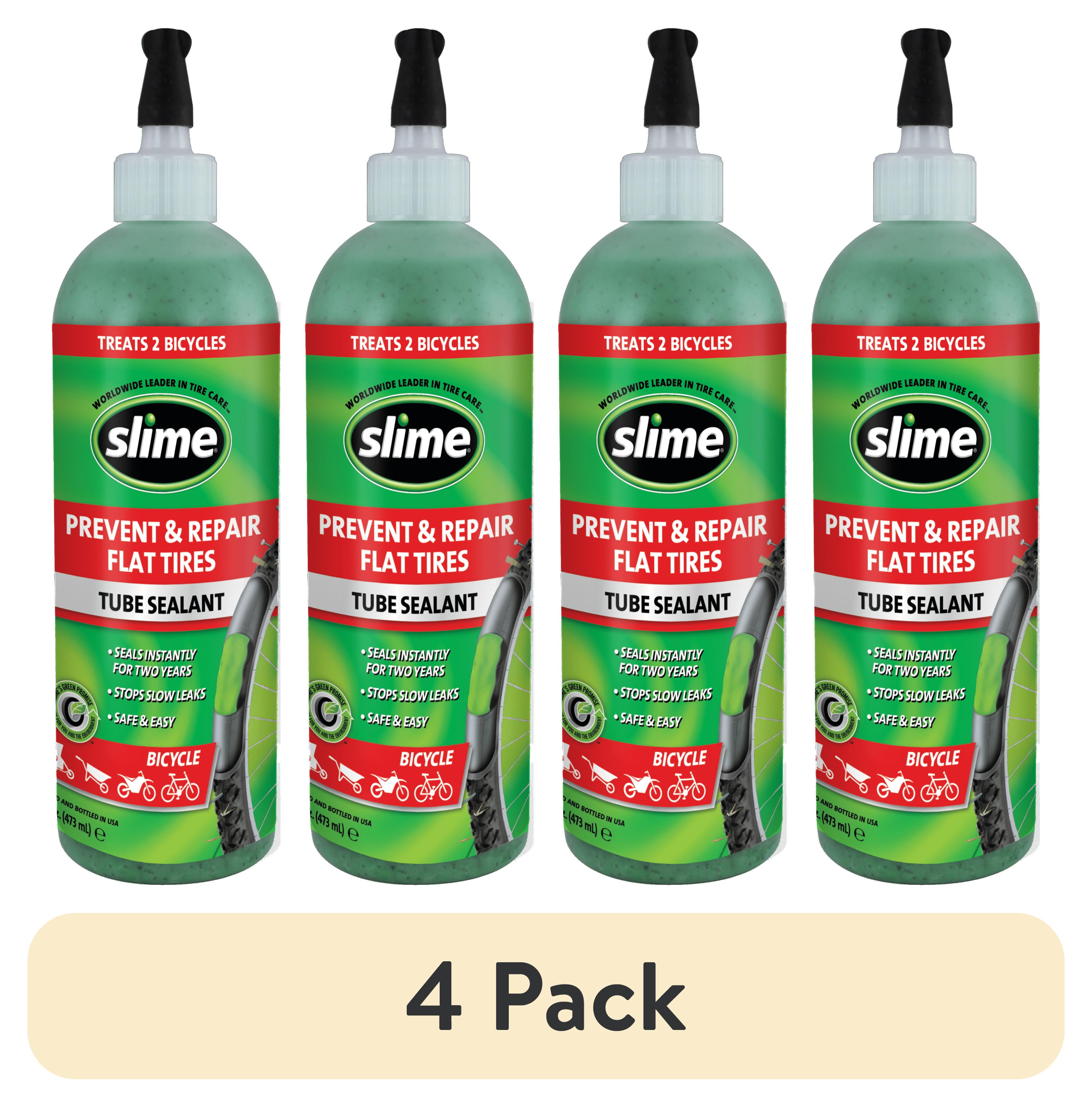 (4 pack) Slime Tube Sealant 16oz (Treats 2 Bicycles) - 10056w - Walmart.com