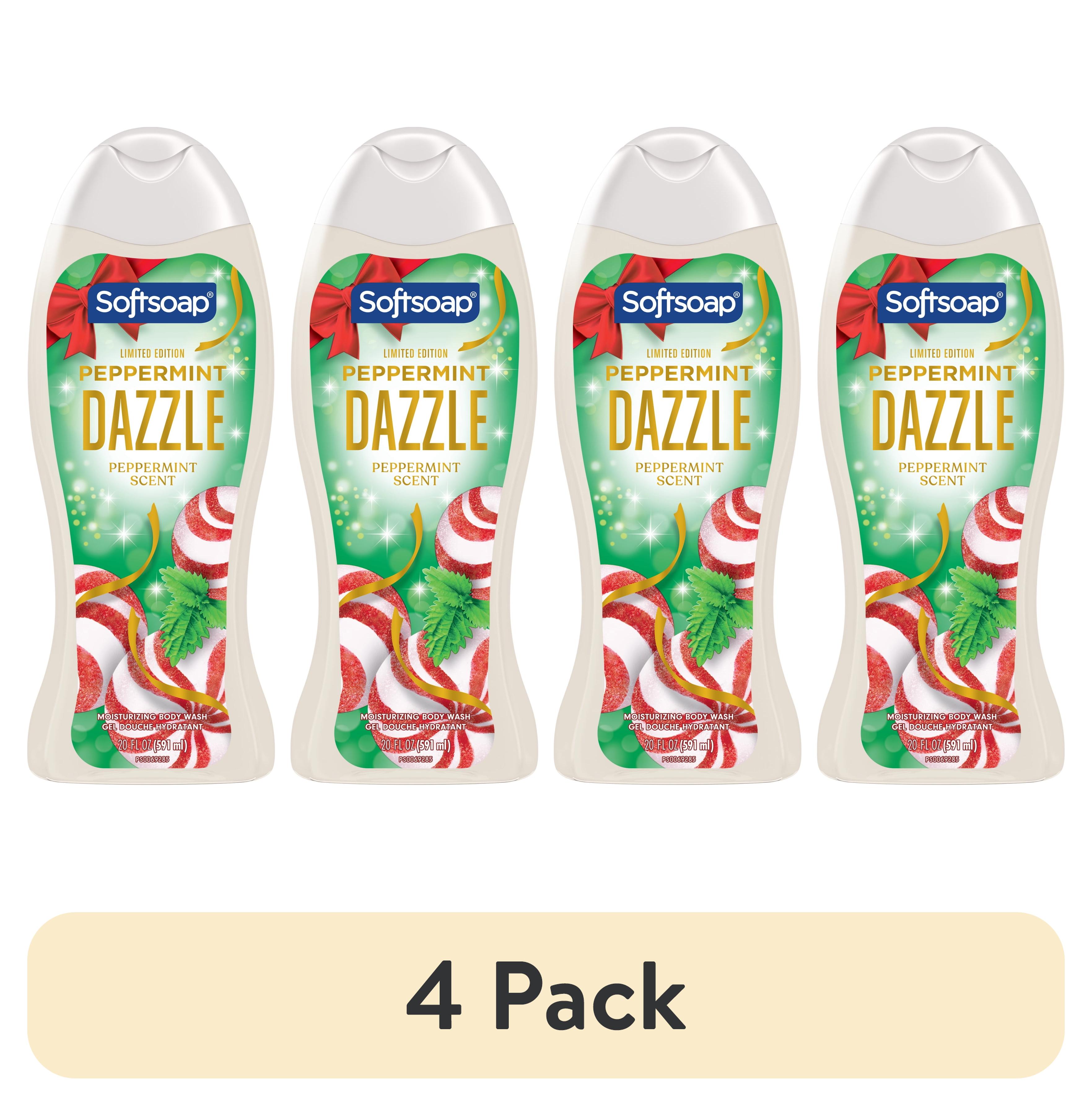 (4 pack) Softsoap Peppermint Dazzle Limited Edition Moisturizing Body ...