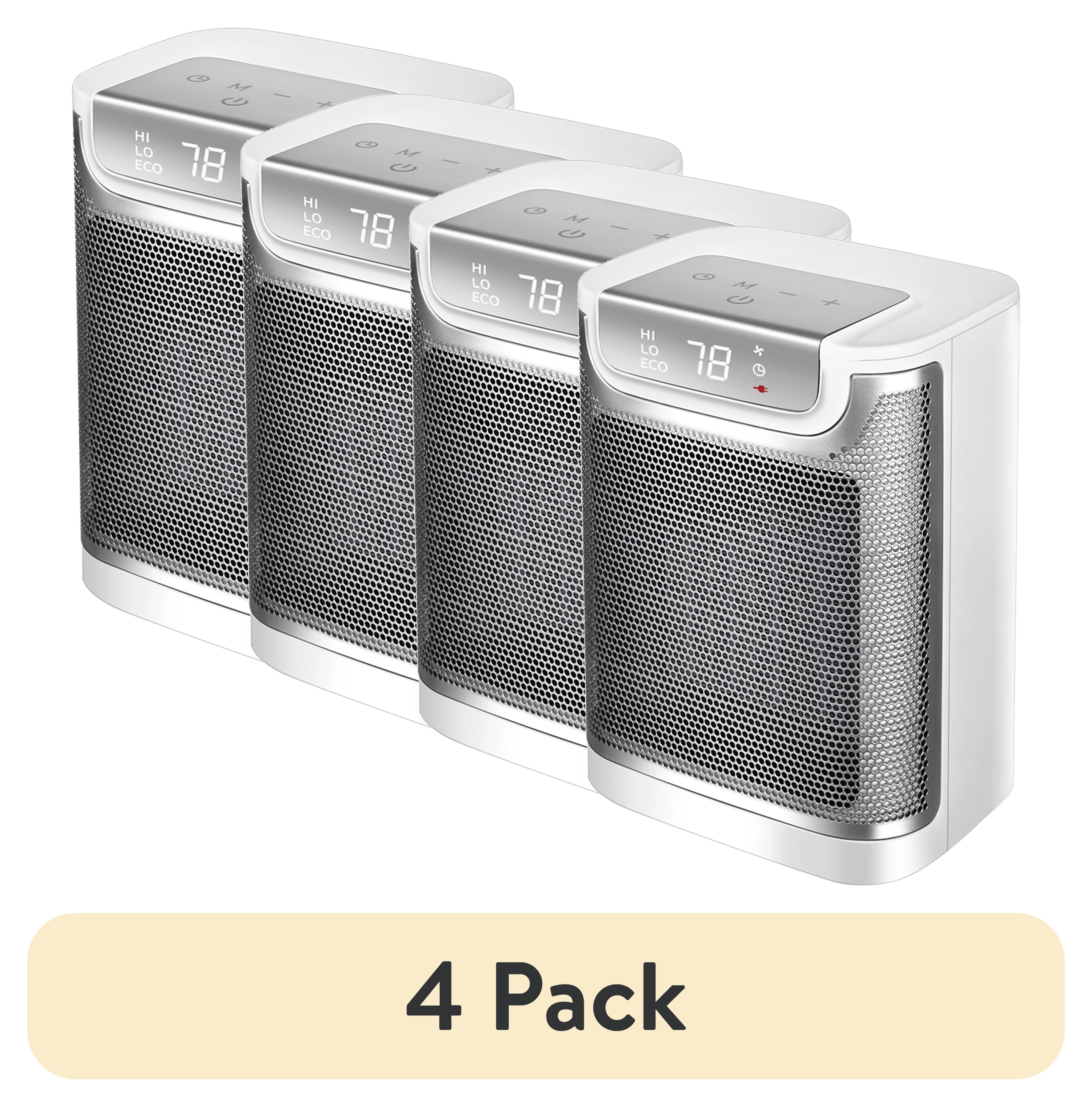 (4 pack) Soleil 1500W Ceramic Fan-Force Electric Space Heater With ALCI ...