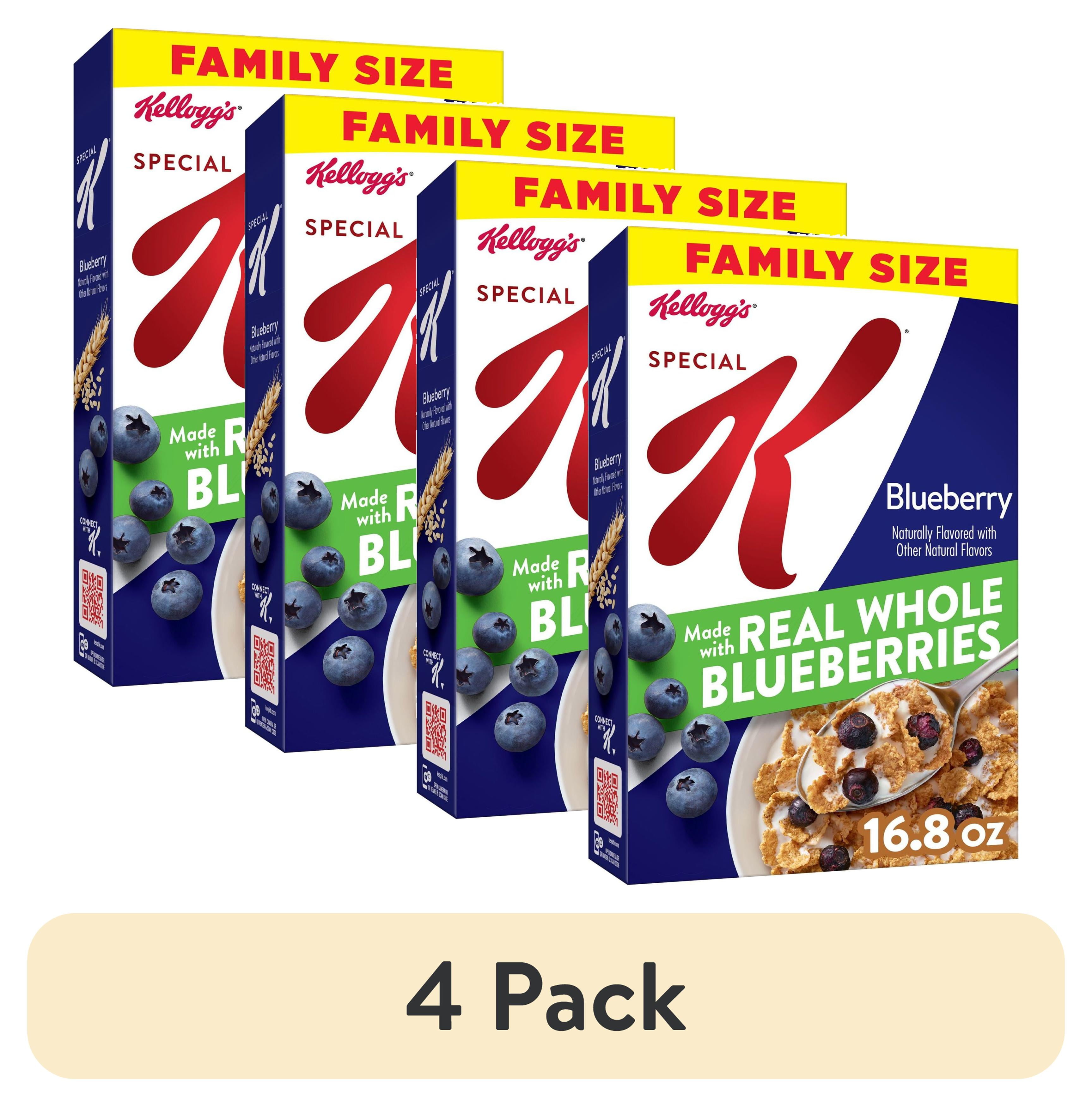 (4 pack) Special K Cold Breakfast Cereal, 11 Vitamins and Minerals ...
