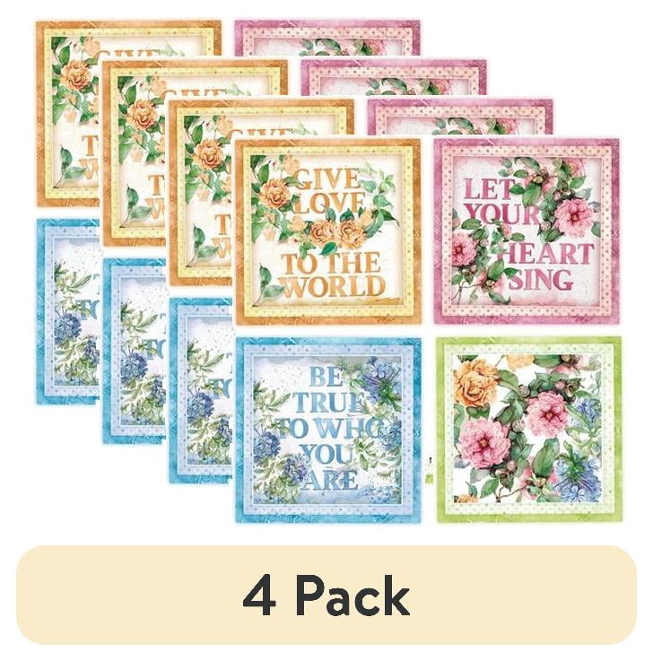 (4 pack) Stamperia Intl DFSA4418 Rice Paper Sheet A4-Flowers for You ...