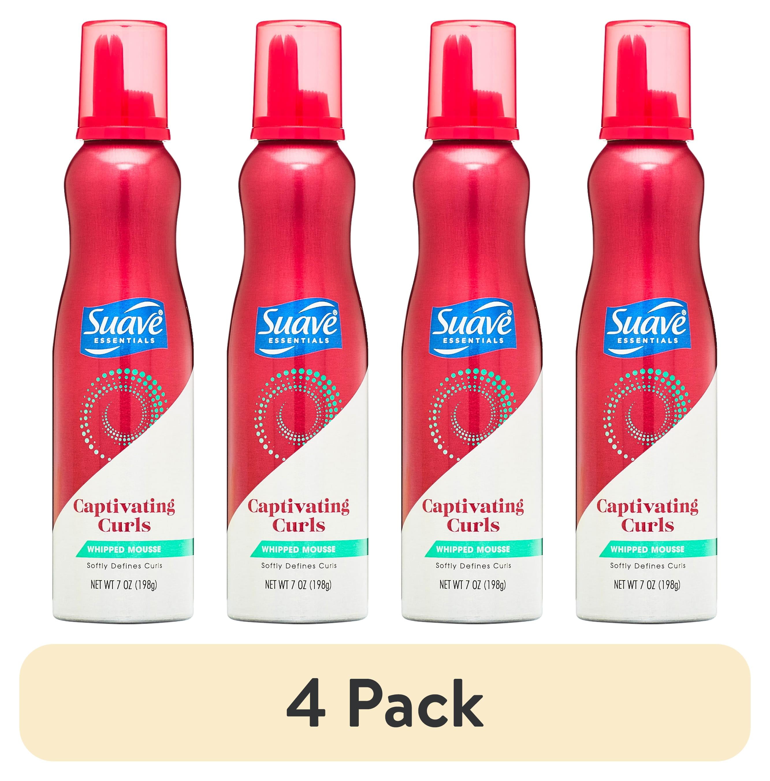 (4 pack) Suave Captivating Curls Whipped Curl Defining Hair Mousse, 24 ...