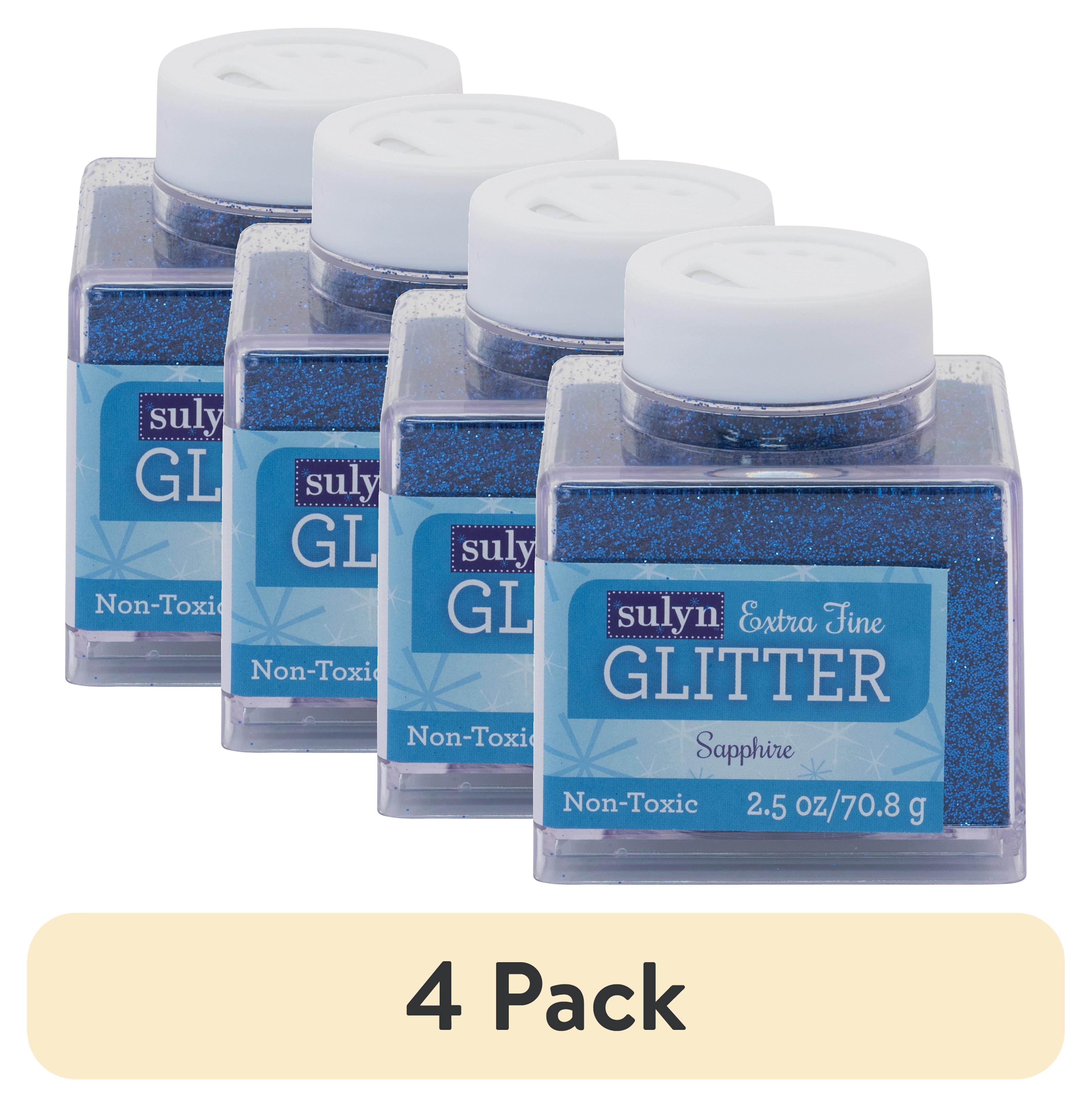 (4 pack) Sulyn Extra Fine Glitter for Crafts, Sapphire Blue, 2.5 oz ...