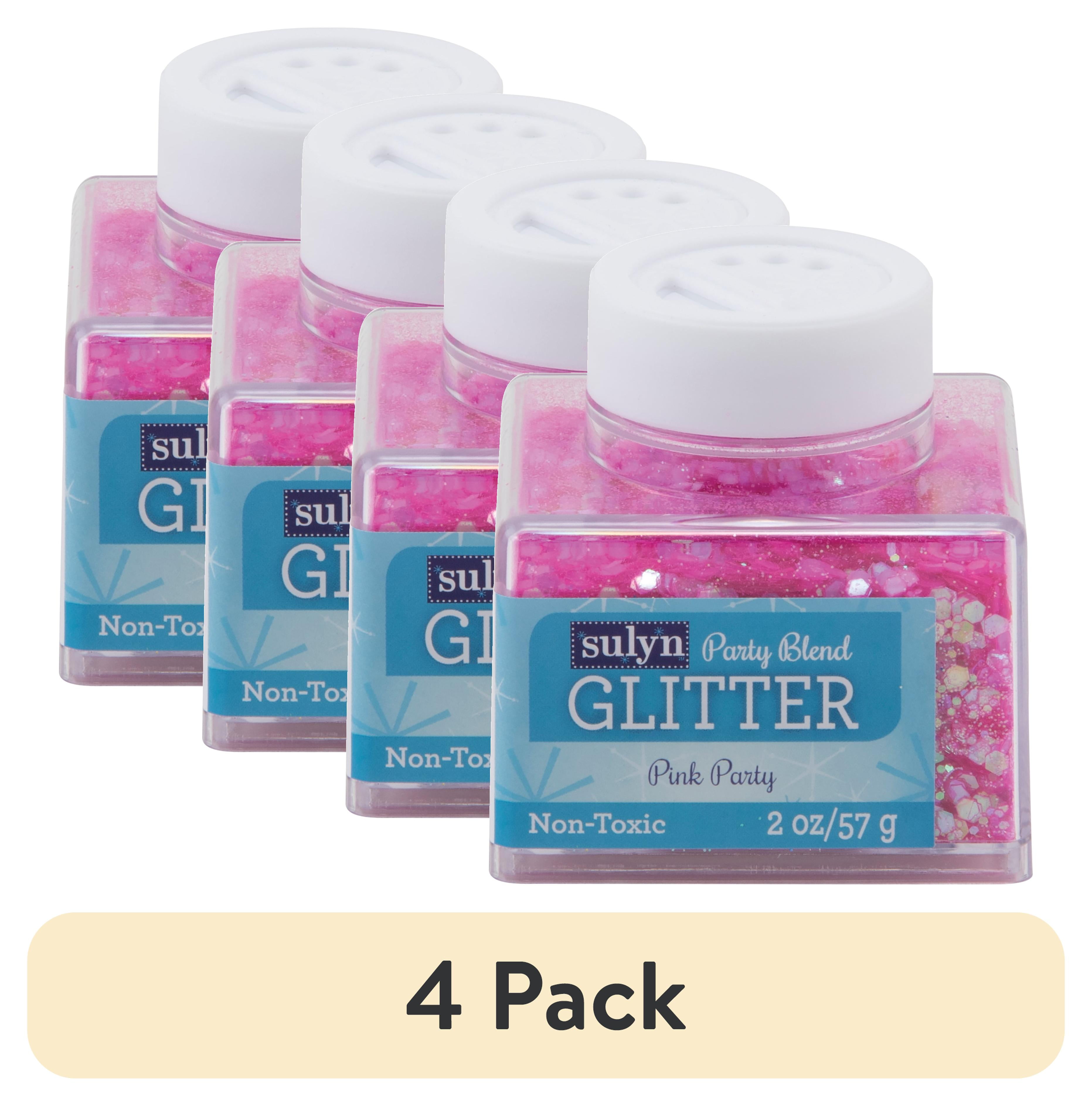 (4 pack) Sulyn Party Blend Glitter for Crafts, Hot Pink, 2 oz - Walmart.com