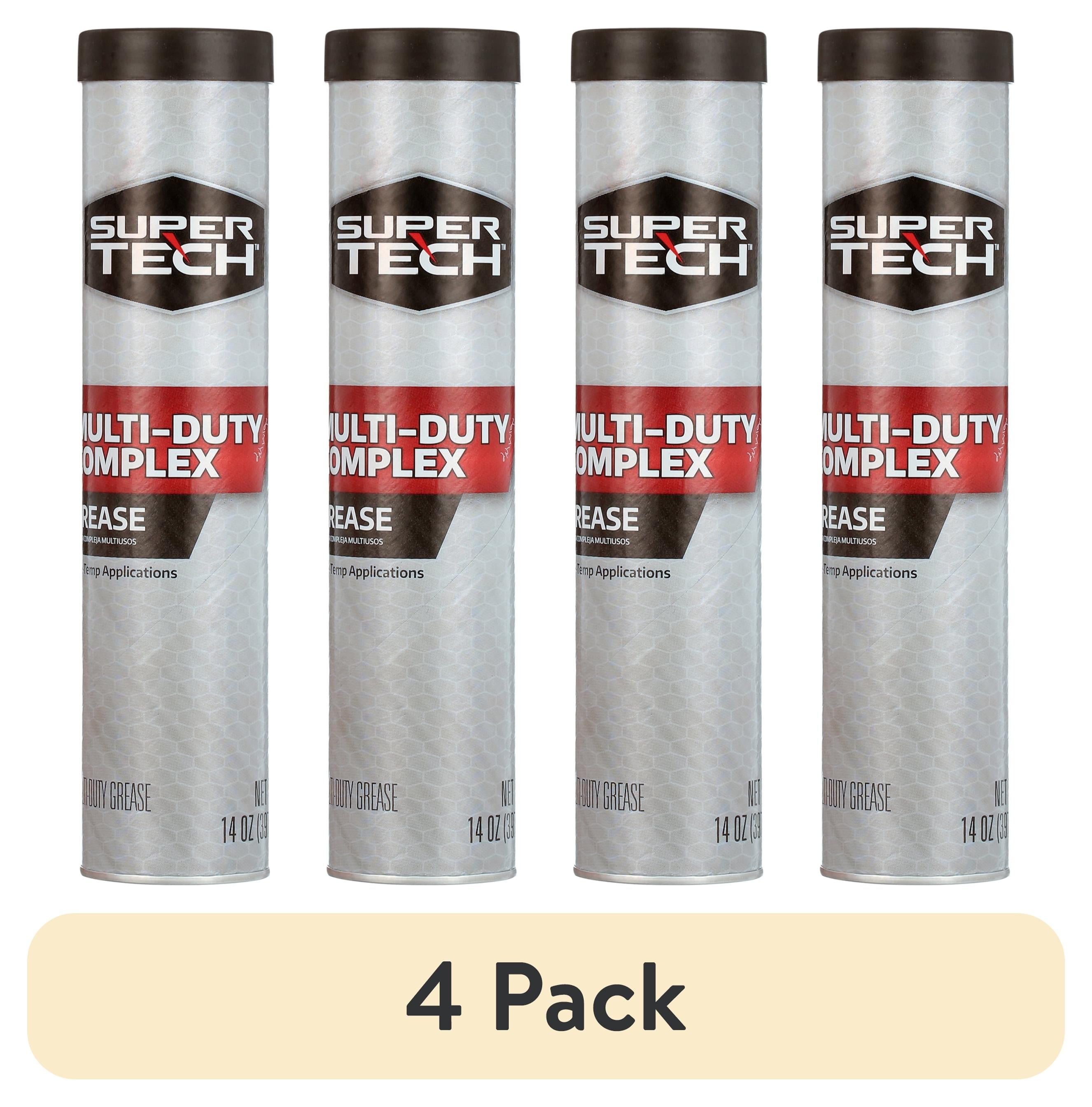 (4 pack) Super S Multi-Duty Complex Grease Tube, 14 oz - Gray - Walmart.com