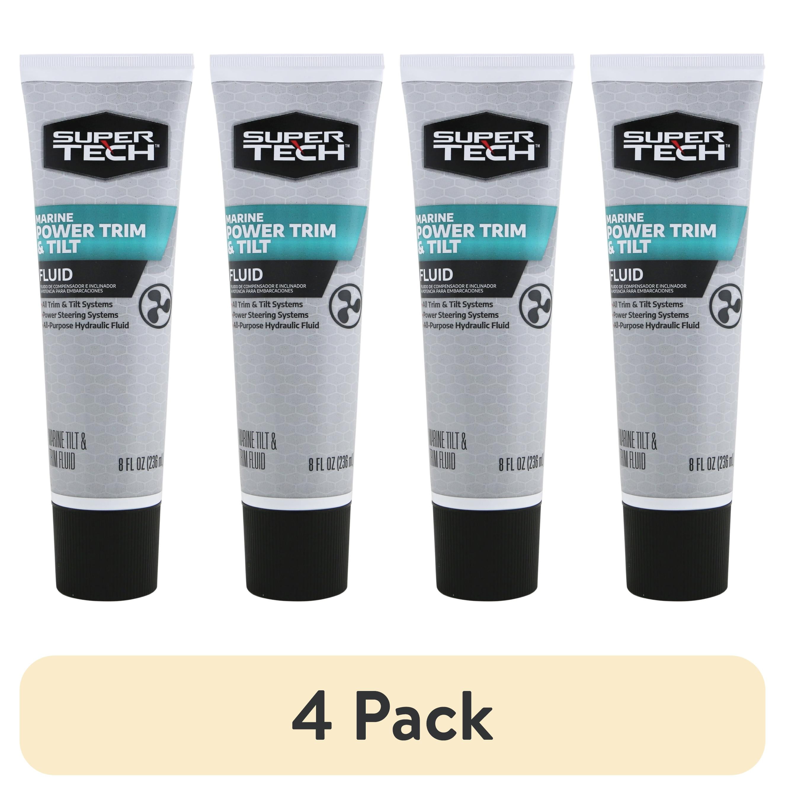 (4 pack) Super Tech Marine Power Trim and Tilt Fluid 8 oz - Compatible ...