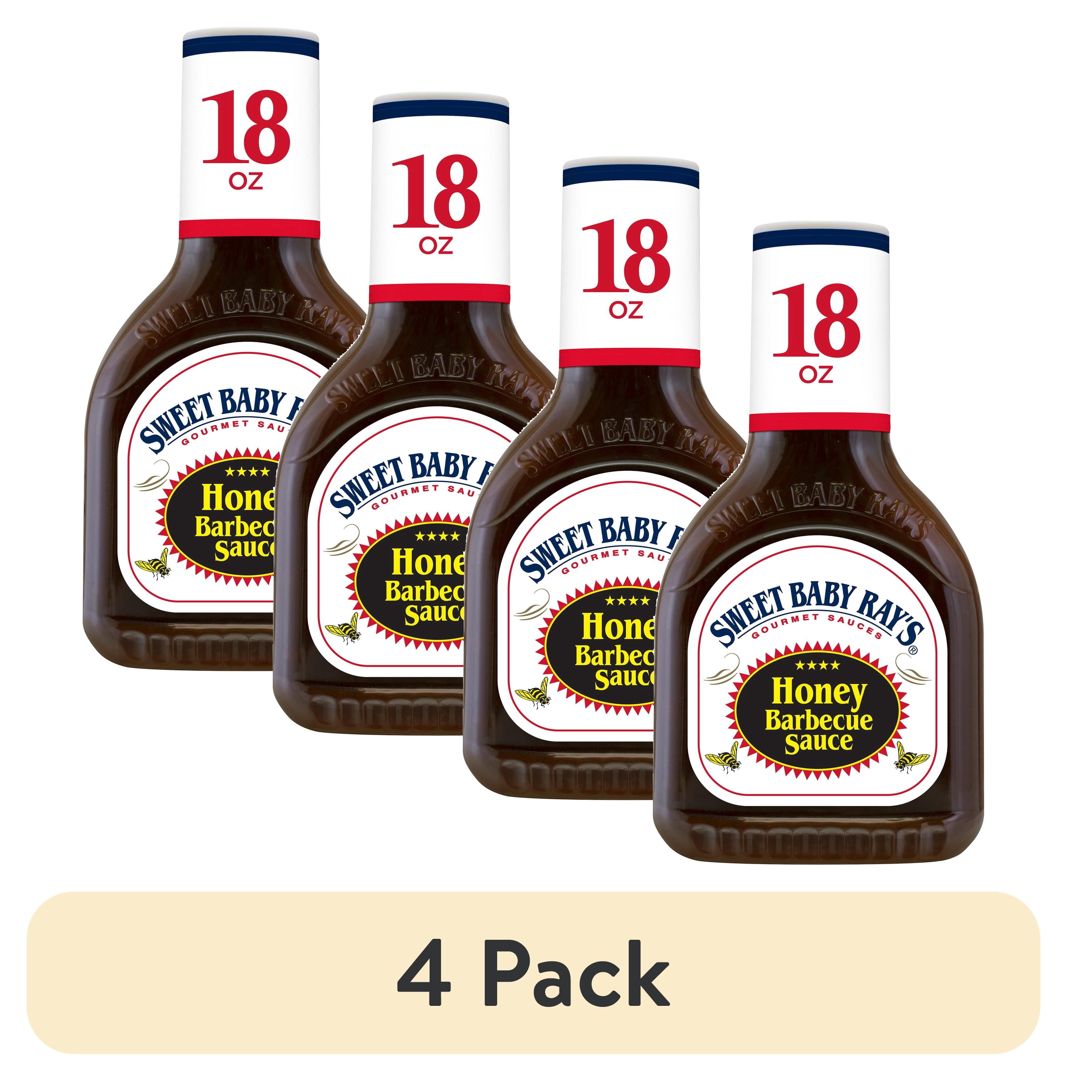 (4 pack) Sweet Baby Ray's® Honey Barbecue Sauce 18 oz - Walmart.com