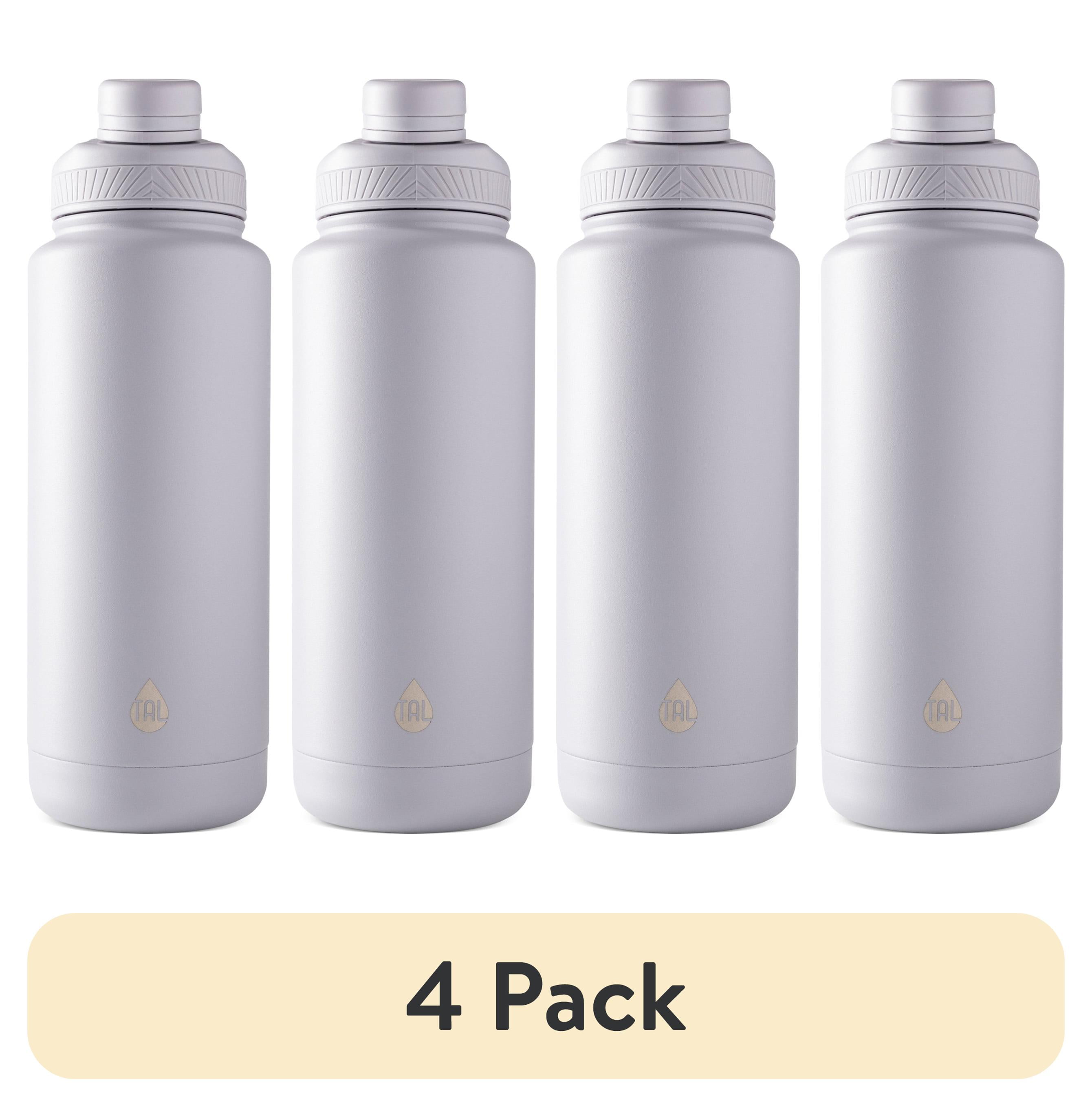 (4 pack) TAL Stainless Steel Ranger Water Bottle 40oz, Gray Blue ...