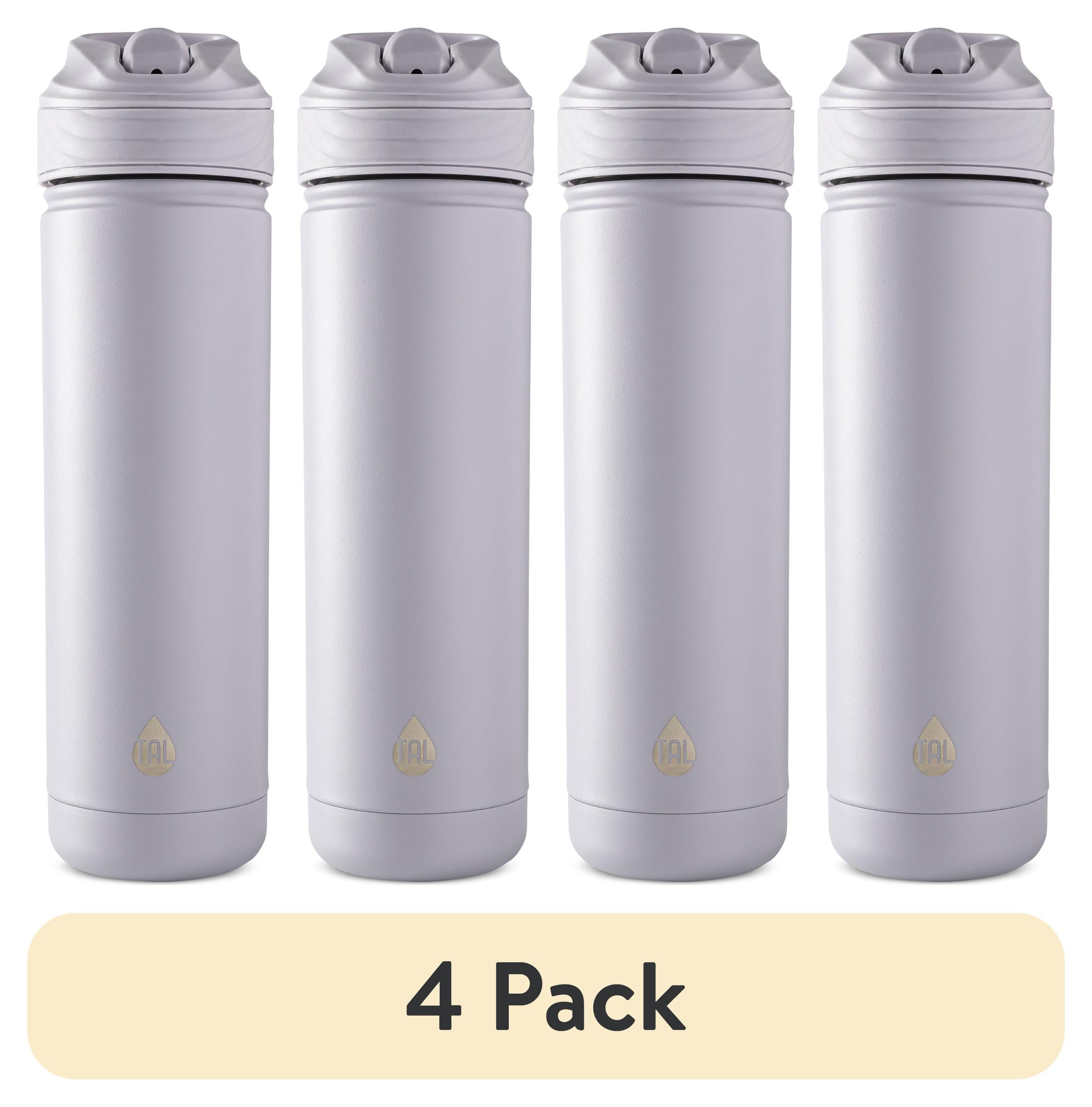 (4 pack) TAL Stainless Steel Ranger Water Bottle with Easy Sip Straw ...