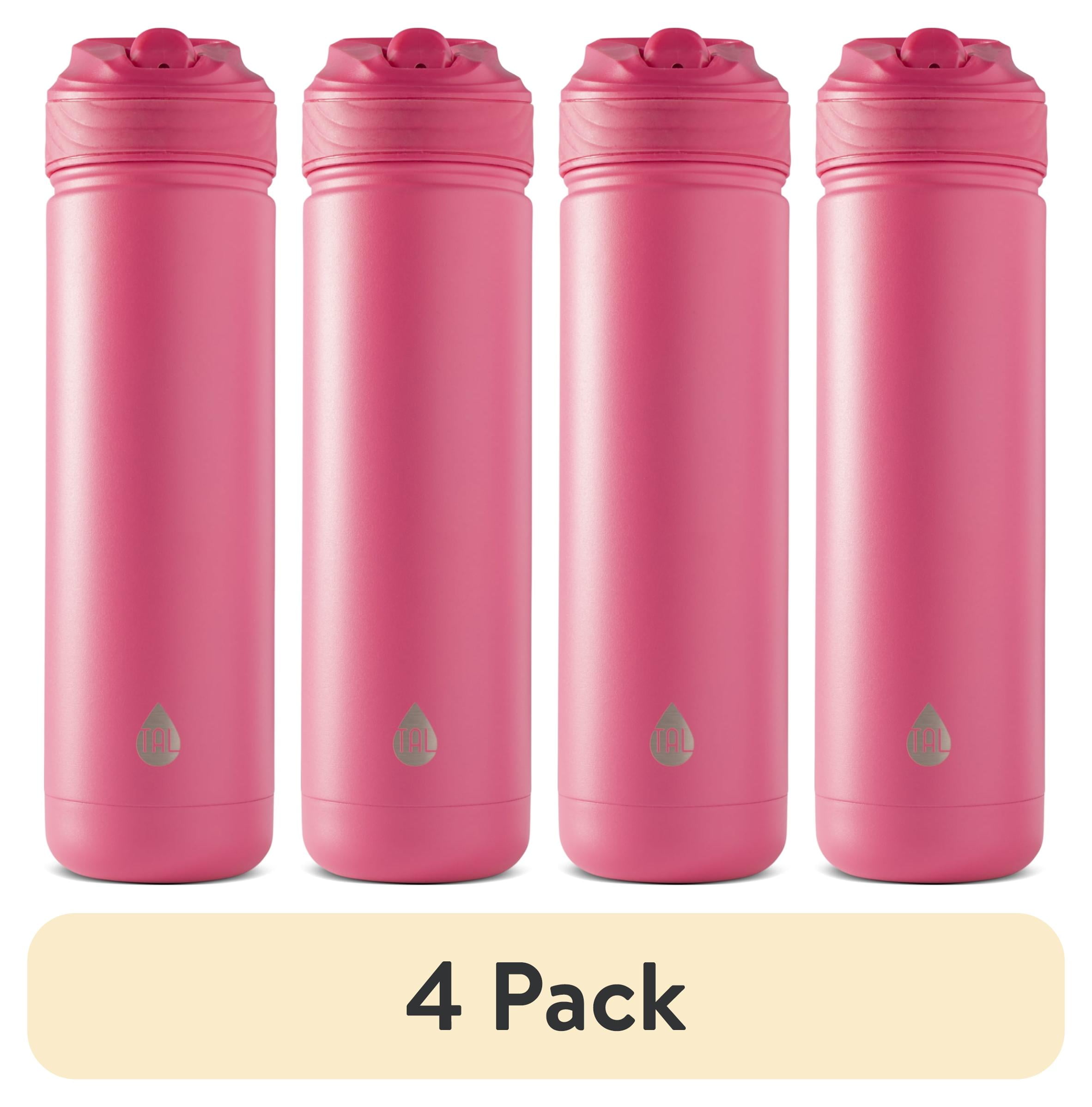(4 pack) TAL Stainless Steel Ranger Water Bottle with Easy Sip Straw ...