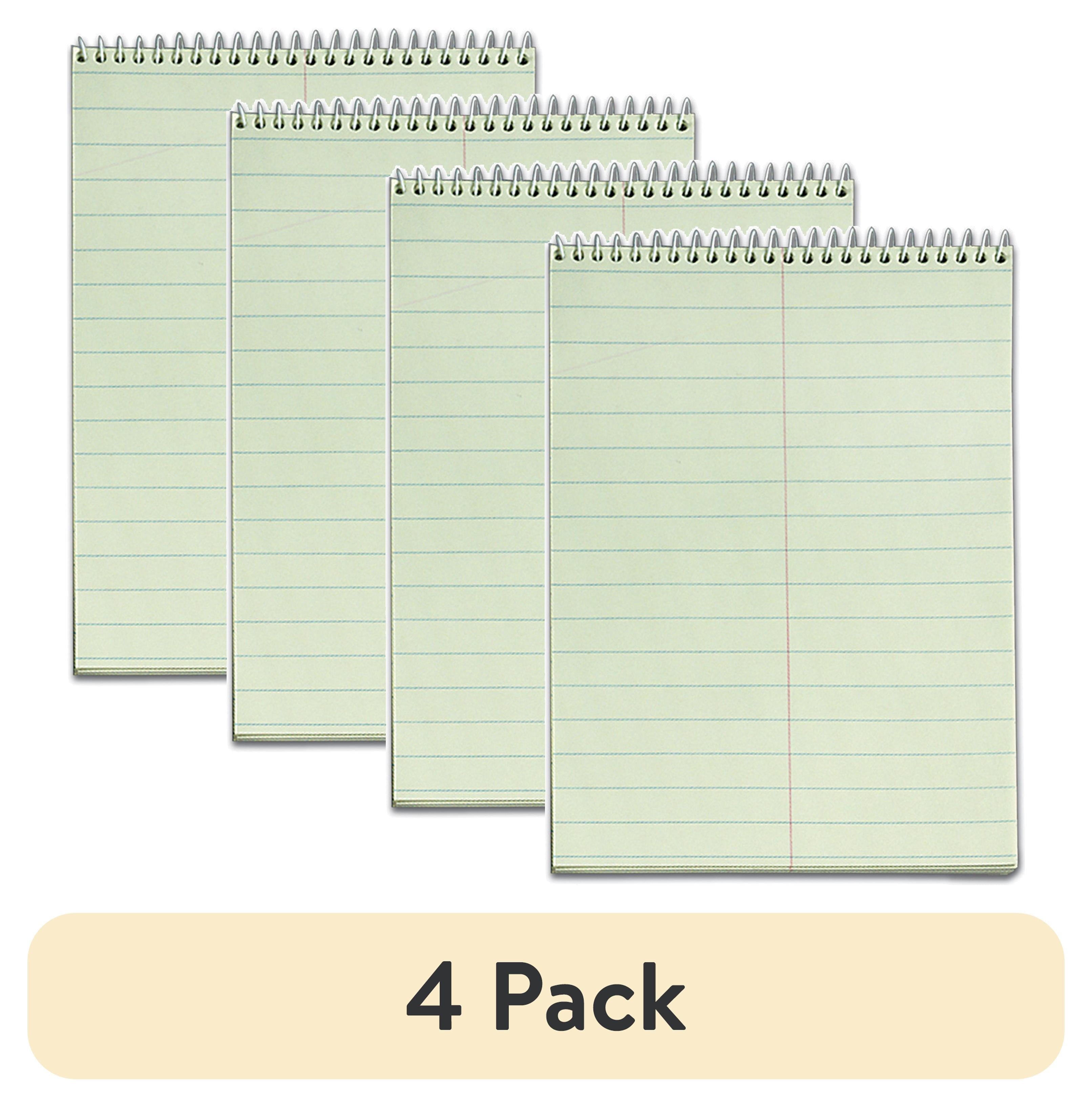 (4 pack) TOPS™ Steno Books, 6" x 9", Gregg Ruled, 80 Sheets, Green, 1 ...